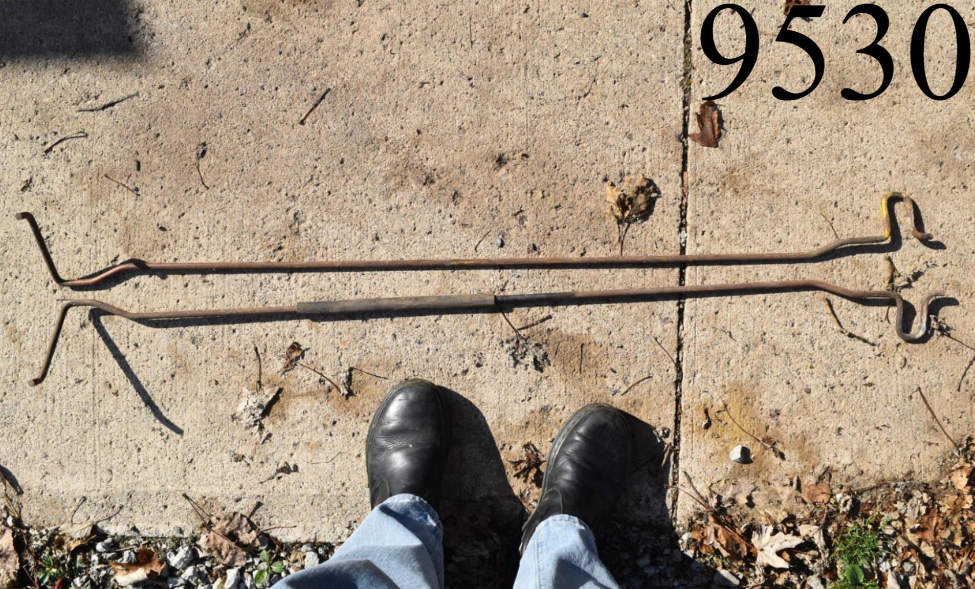 1955 1956 1957 Chevy Sedan Trunk Torsion Bars Rods Deck Lid 55 56 57 P ...