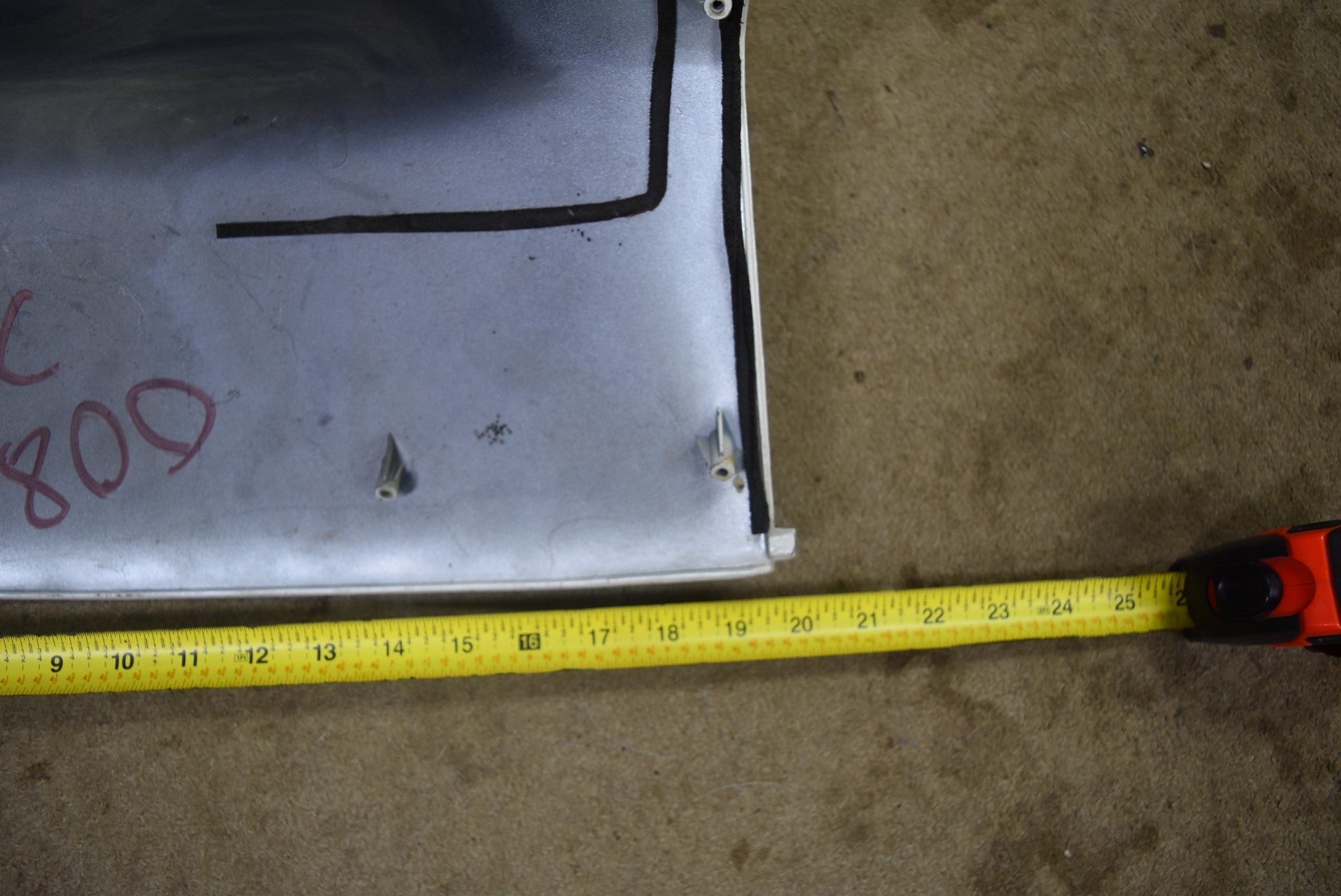 1994 Honda PC800 PACIFIC COAST REAR TRUNK LID FAIRING PANEL COVER 7721 ...