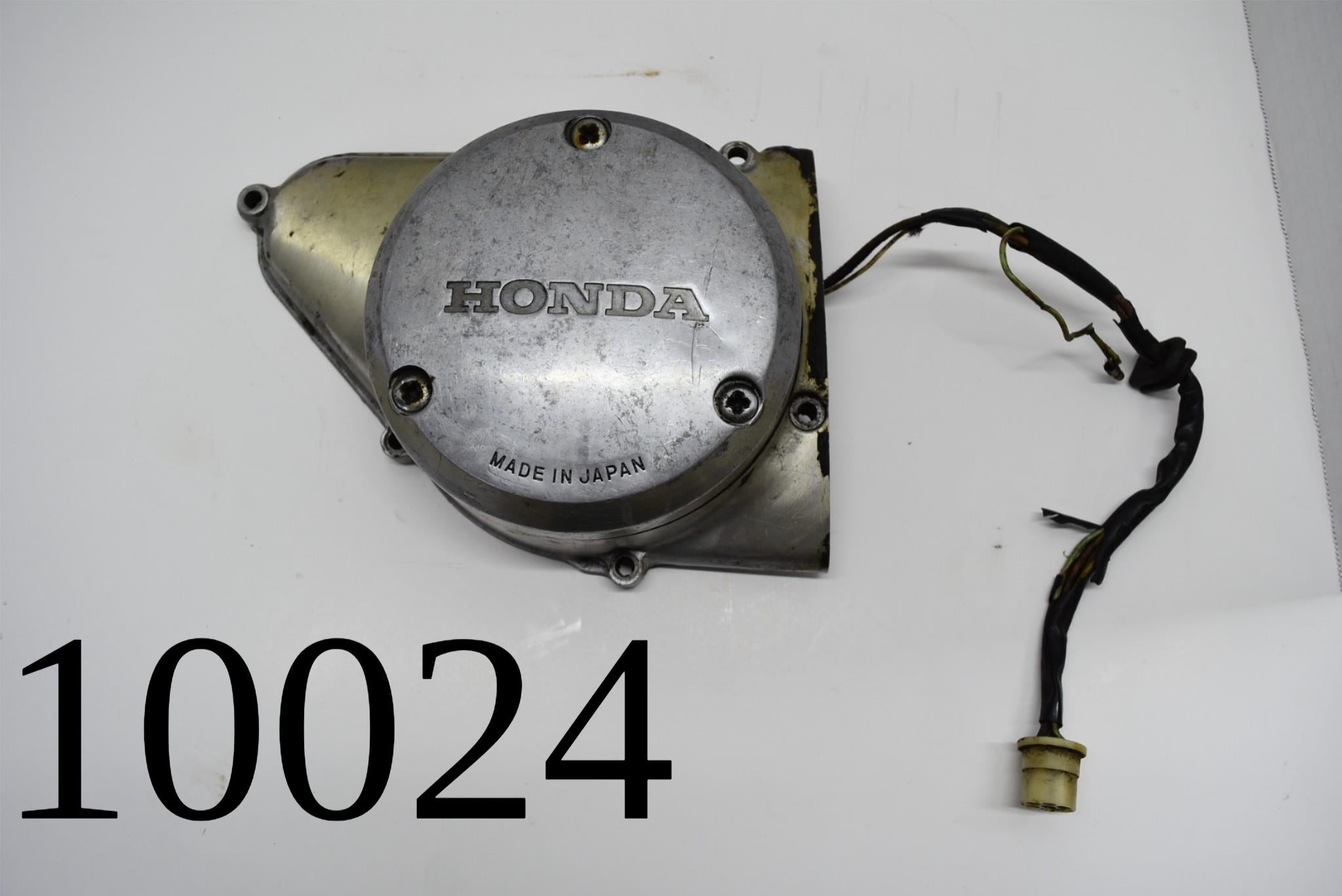 1972 HONDA CB350 ENGINE STATOR COVER CASING HOUSING LEFT SIDE LH 72 ...