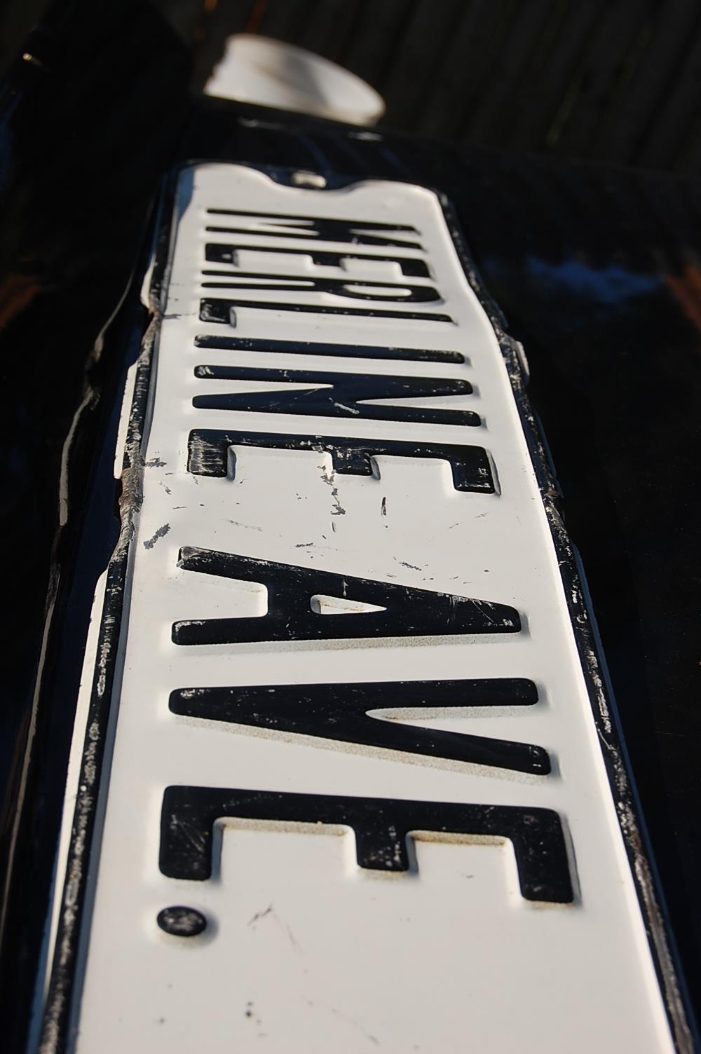 Vintage 1930's Street Sign Antique Embossed Metal– FatMan's Garage, LLC