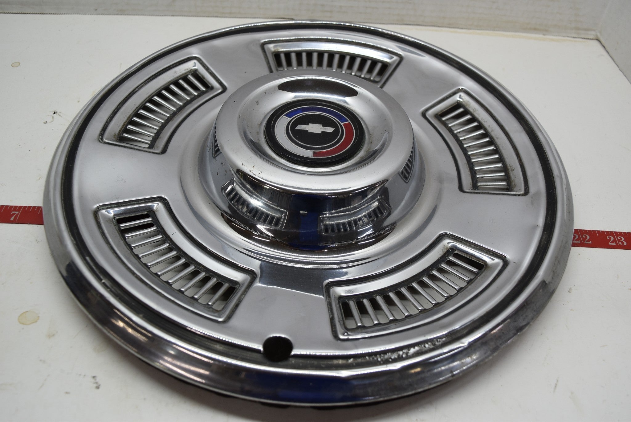 1967 67 Chevrolet 14" Single (1) Hubcap Chevy Wheel Cover Man Cave Rat ...