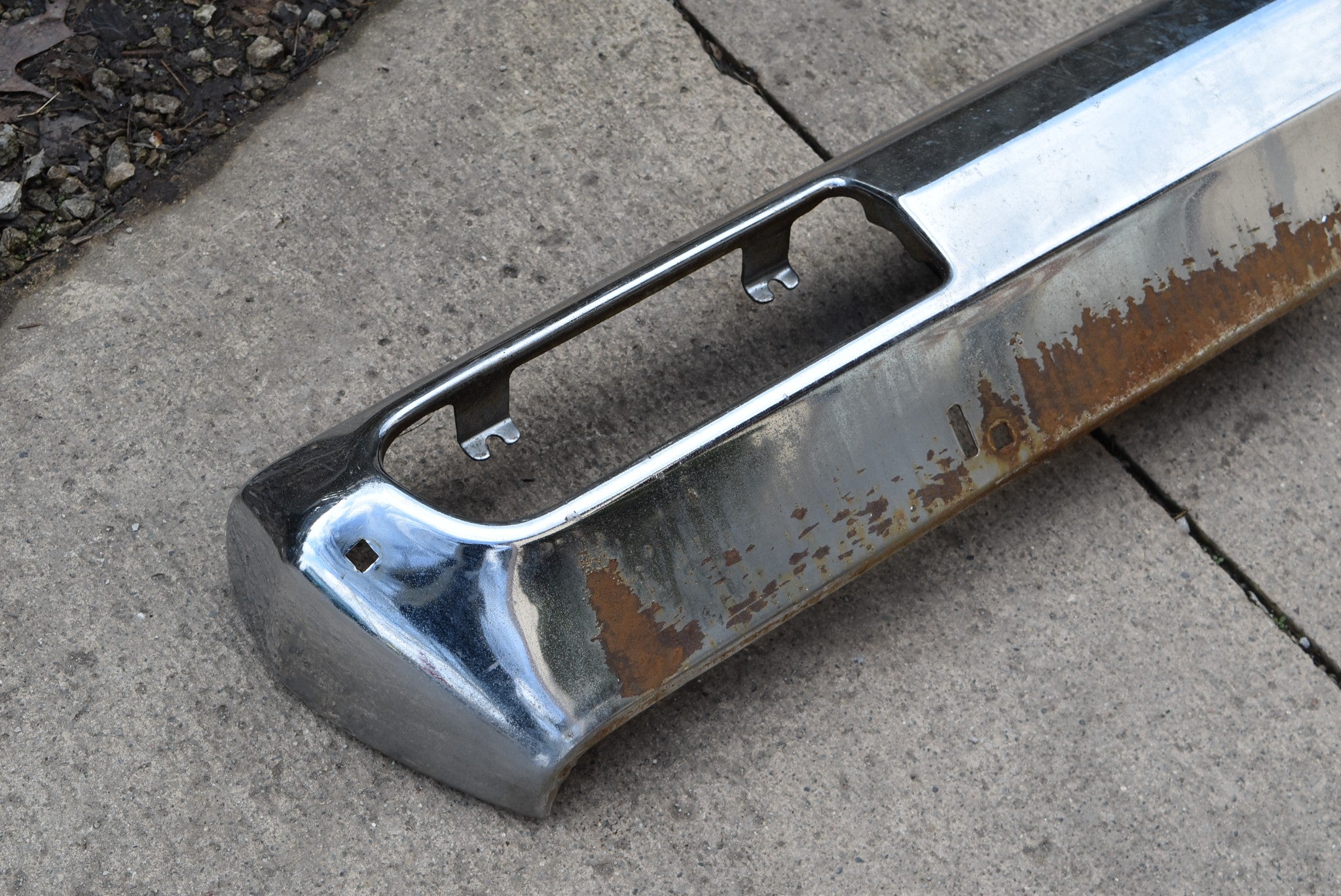 1972 1973 Ford Gran Torino Sport Rear Bumper 72 73 GTS Fastback Straig ...