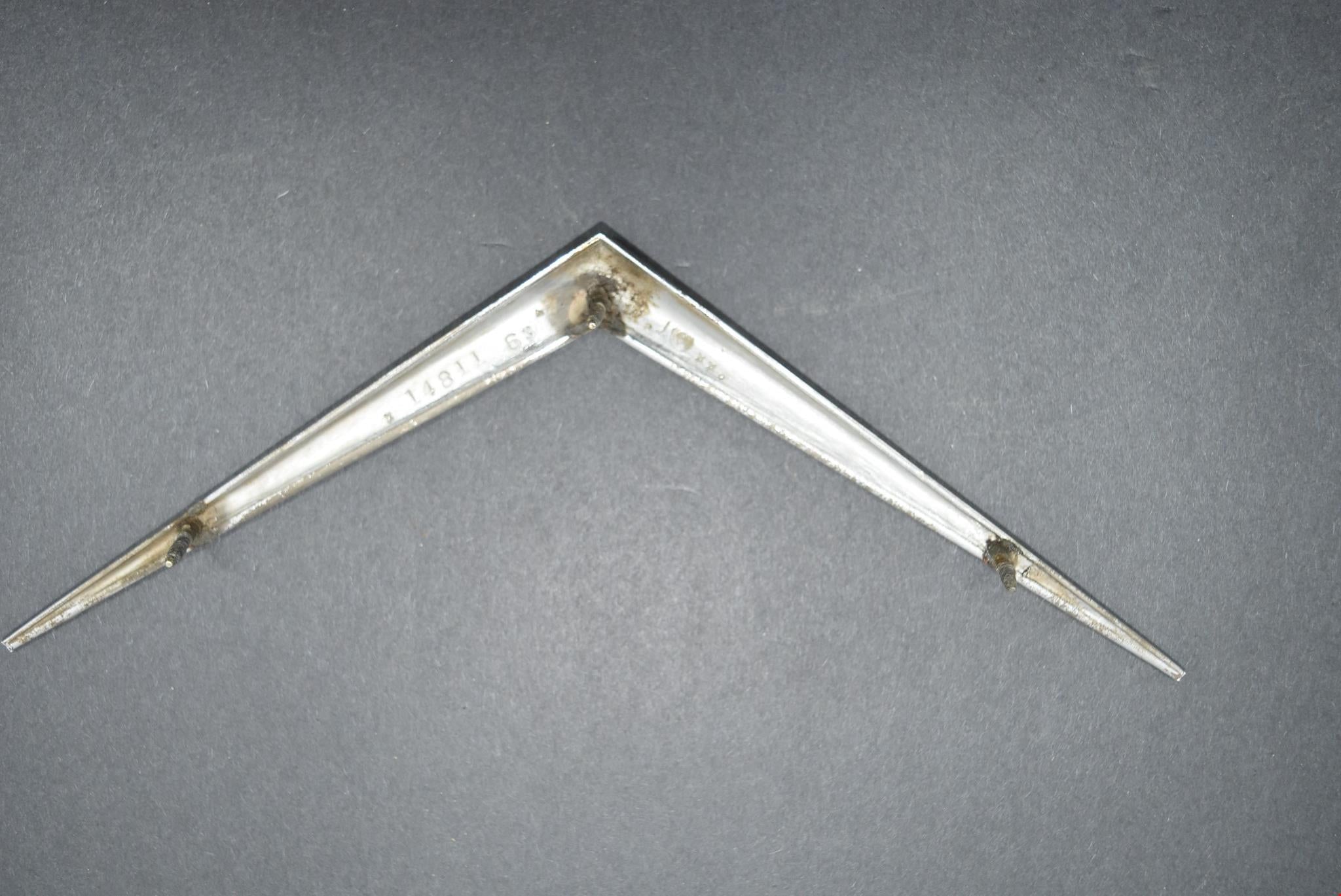 1964 64 Cadillac Hood V Emblem Trim OEM 1481163 14811 63 GM Original ...