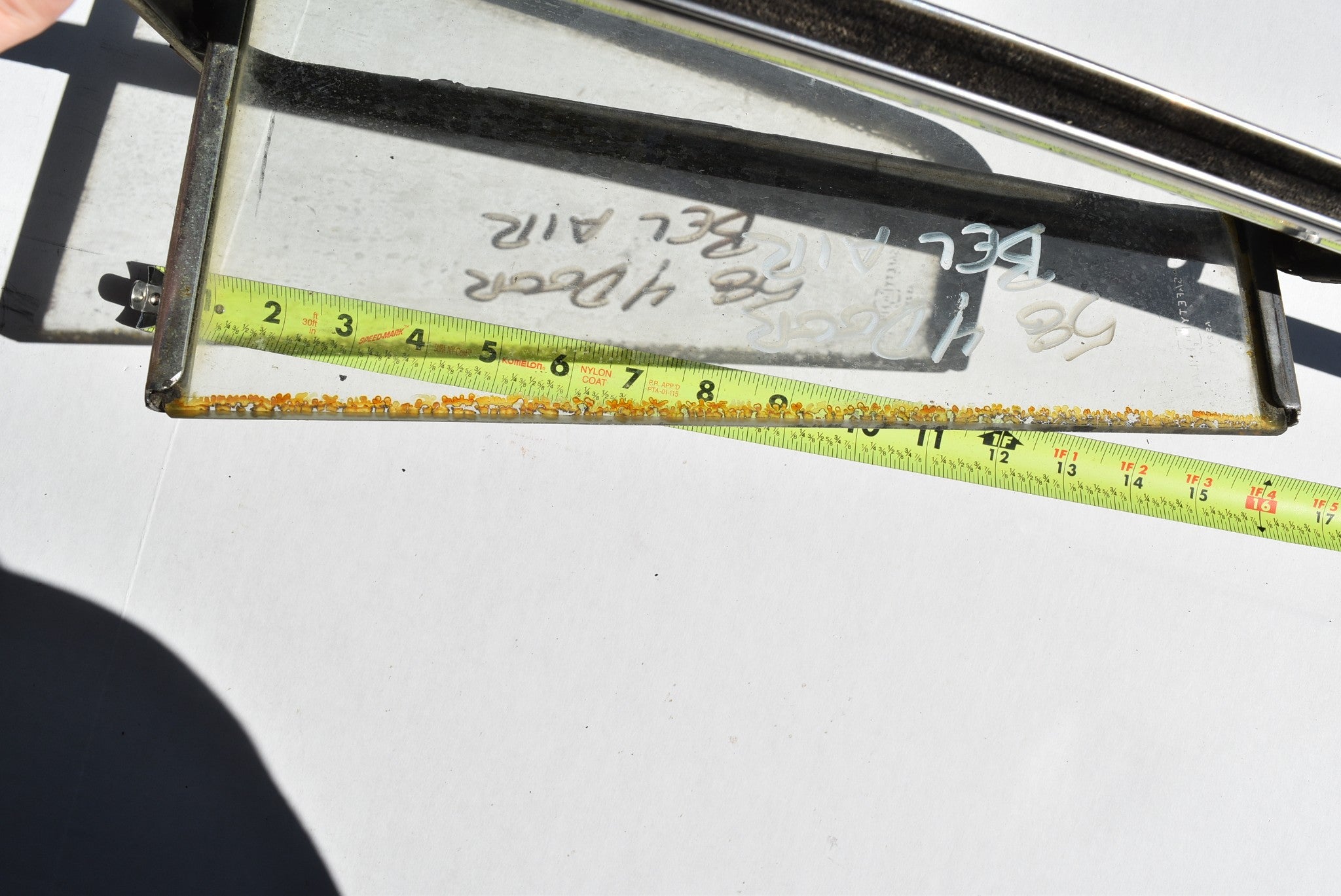 1958 Chevrolet Bel Air 4 Door Sedan RH Vent Window Glass Frame 58 Chev ...