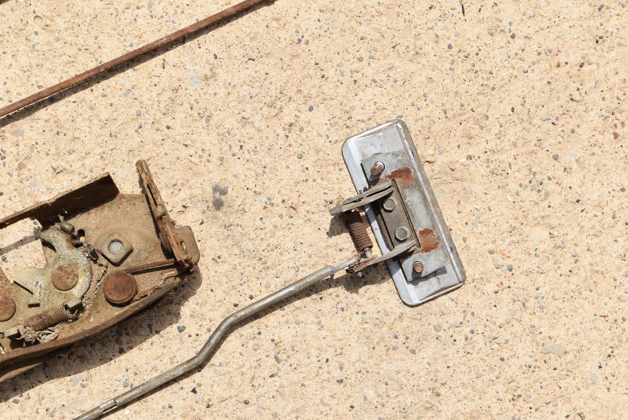 1973 Chevy Suburban Tailgate Linkage Handle Latch Complete Assembly 73 ...