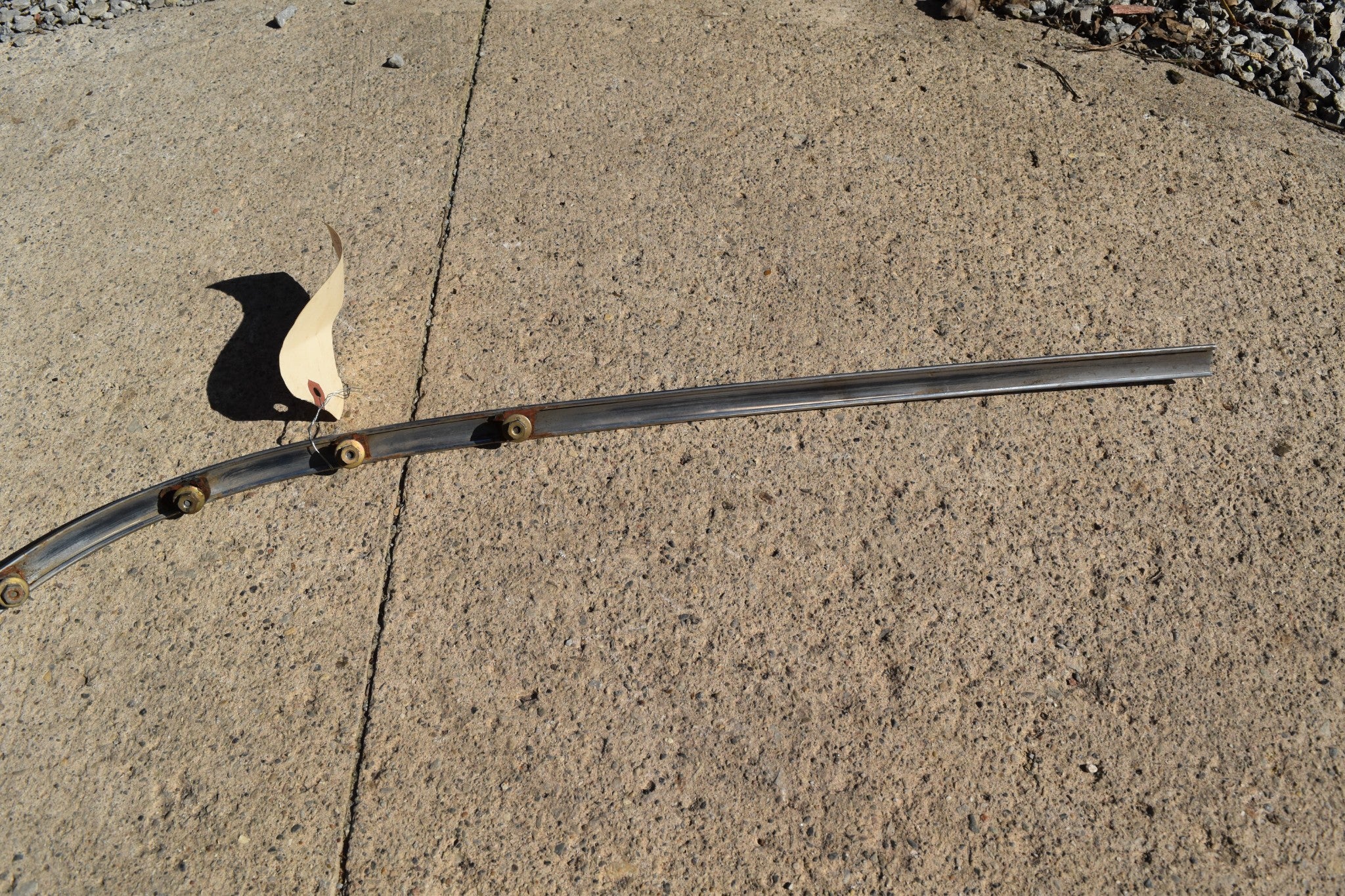 1958 CADILLAC LIMO SERIES 75 LOWER LEFT DRIVER SIDE BACK REAR WINDOW T ...