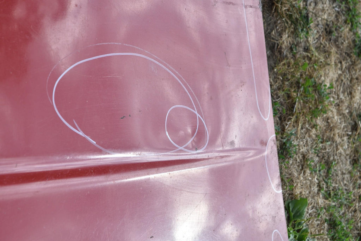 Original AMC Gremlin Hood Bolt On Red With Script Emblem– FatMan's ...