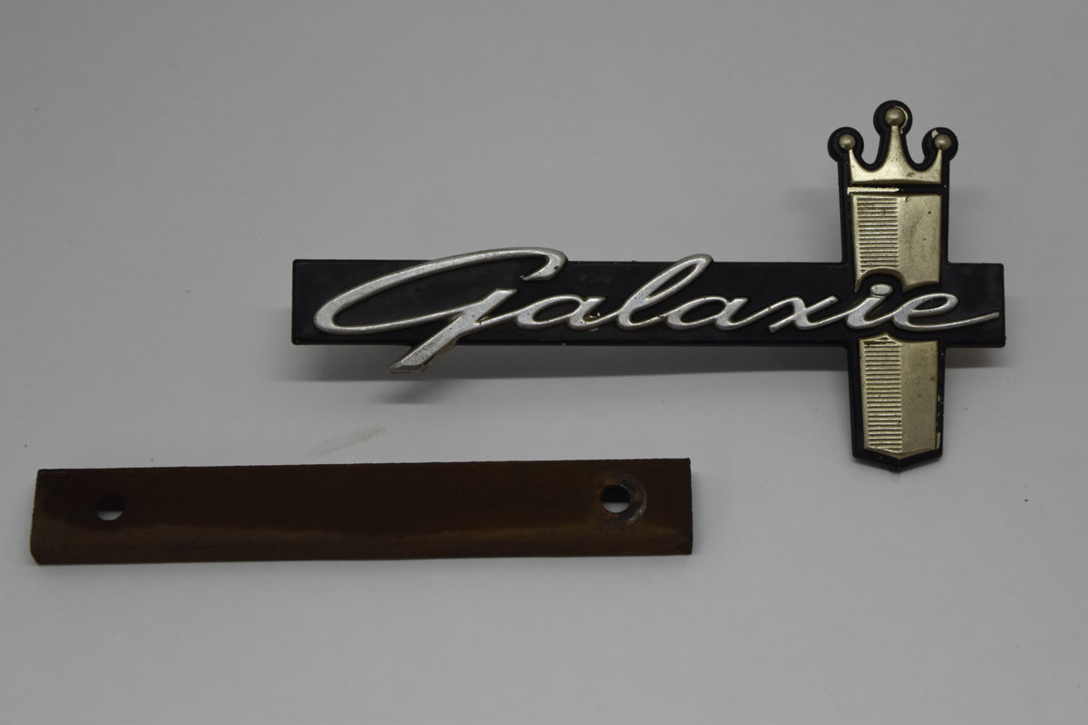 1964 Ford Galaxie Grille Emblem Grill Trim Badge 64 Front Script ...
