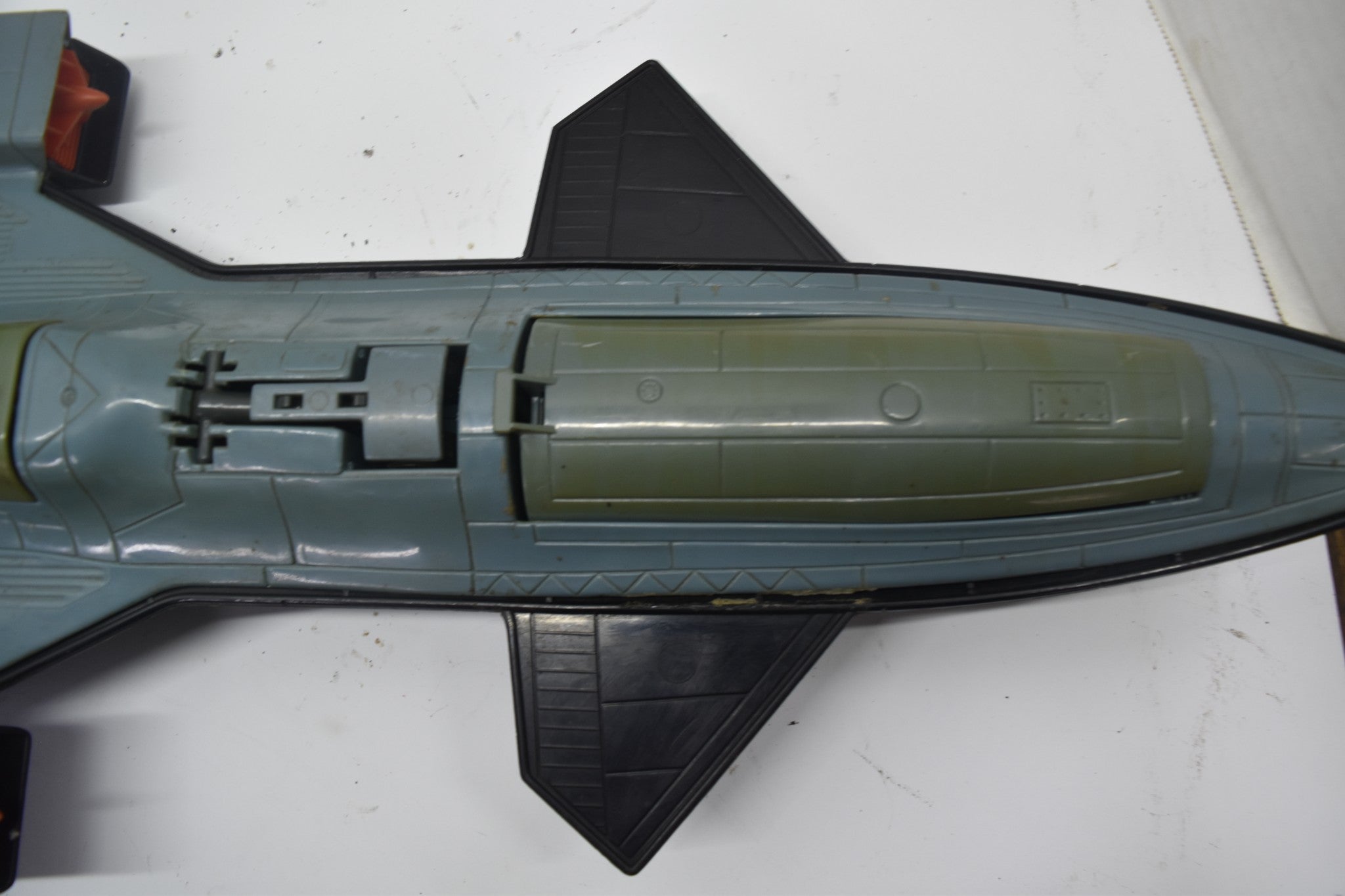 1986 Hasbro GI JOE Cobra Night Raven Jet Plane Incomplete Working Land ...