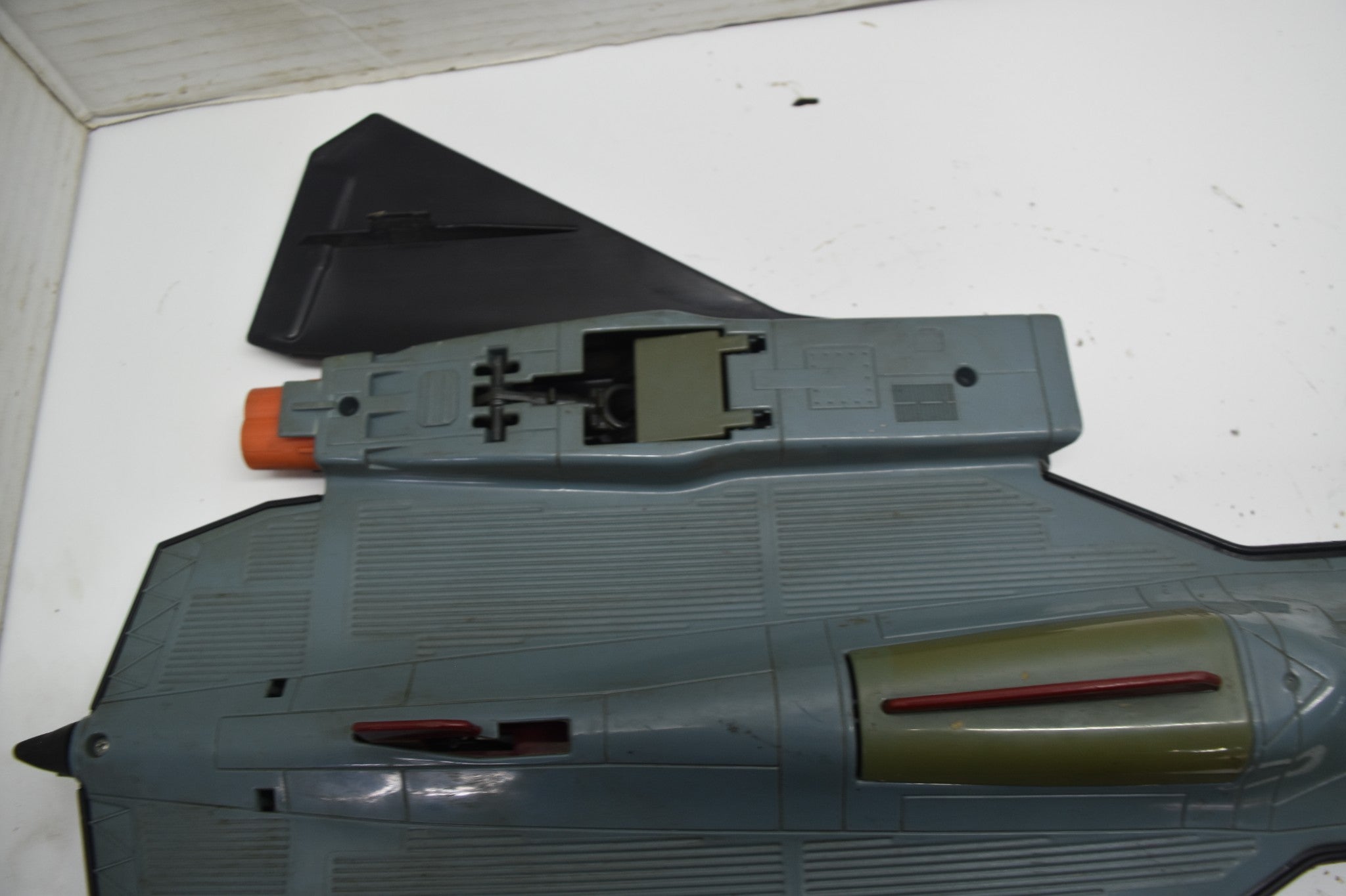 1986 Hasbro GI JOE Cobra Night Raven Jet Plane Incomplete Working Land ...