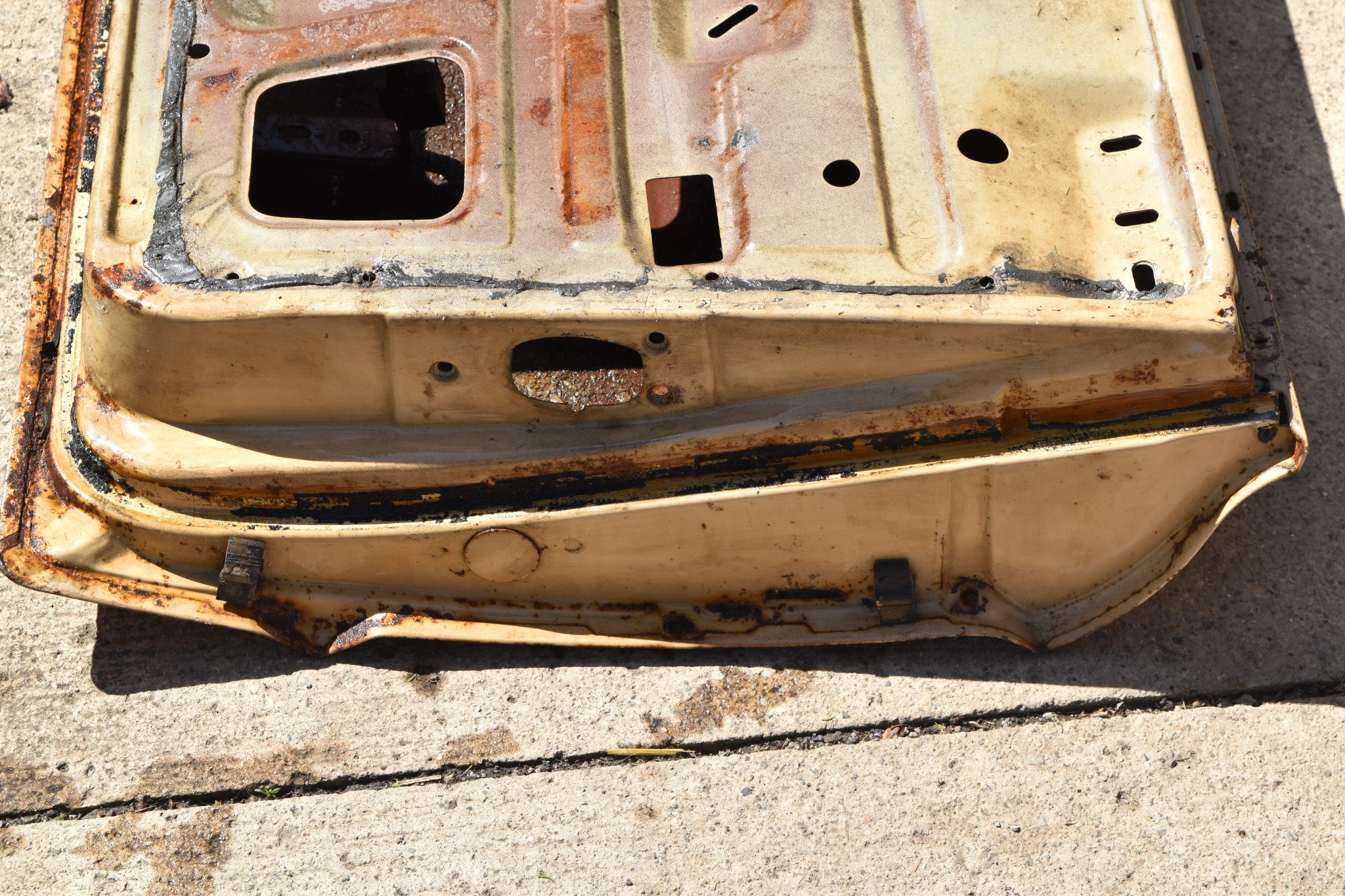 1964 Ford Galaxie 500 2 Door Right Passenger Door Shell Convertible Ha ...