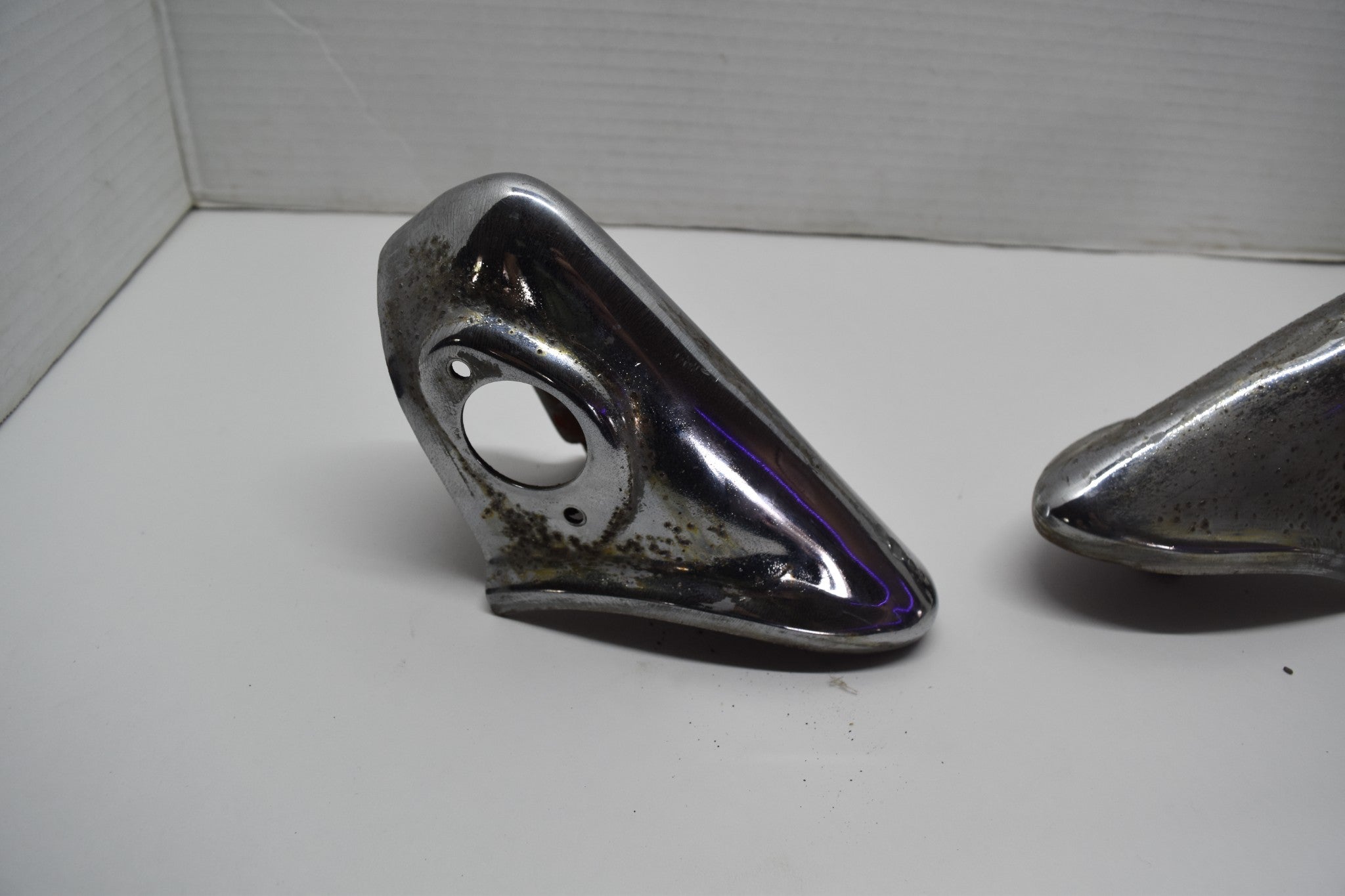 1956 CHEVY CHEVROLET BEL AIR CENTER BUMPER GUARDS VINTAGE 56– FatMan's ...