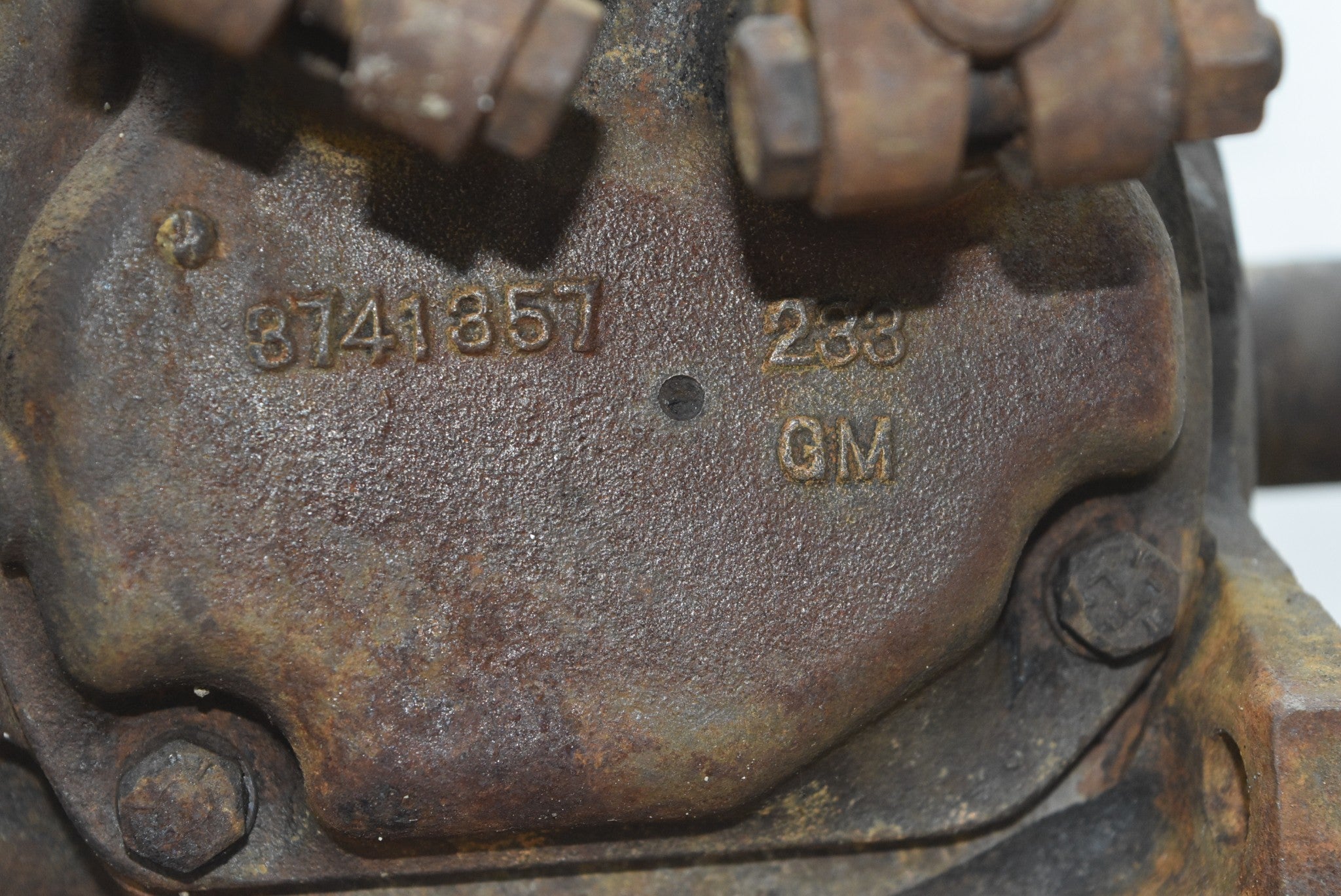 Muncie 319 Transmission with Borg Warner R10 K Overdrive 3 Speed Chevy ...