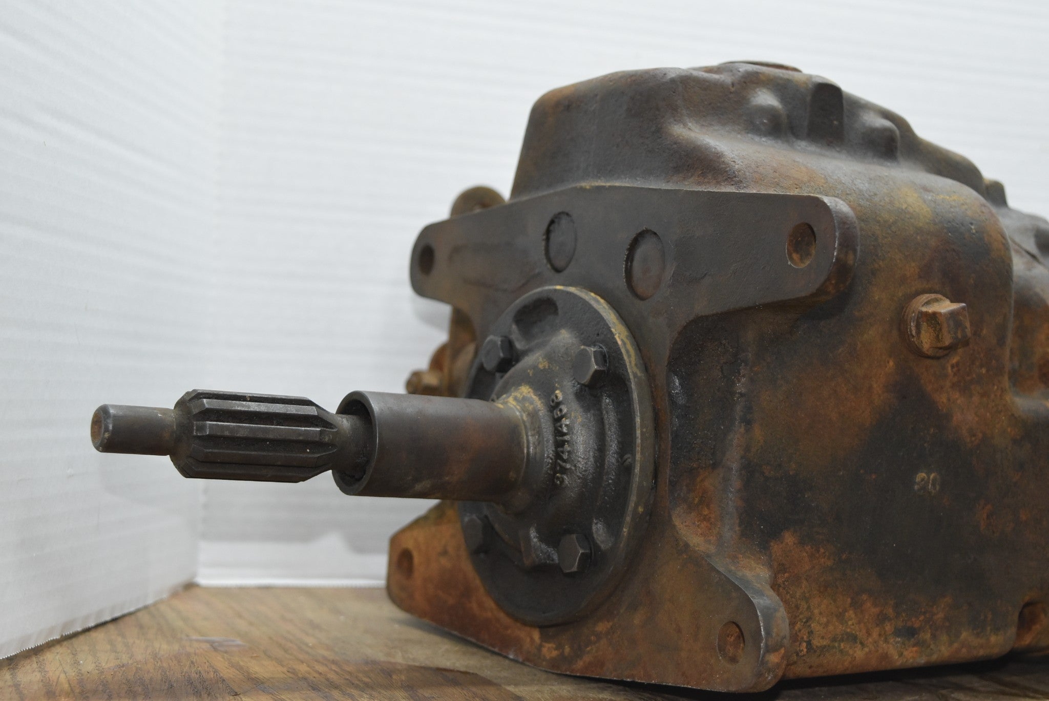 Muncie 319 Transmission with Borg Warner R10 K Overdrive 3 Speed Chevy ...
