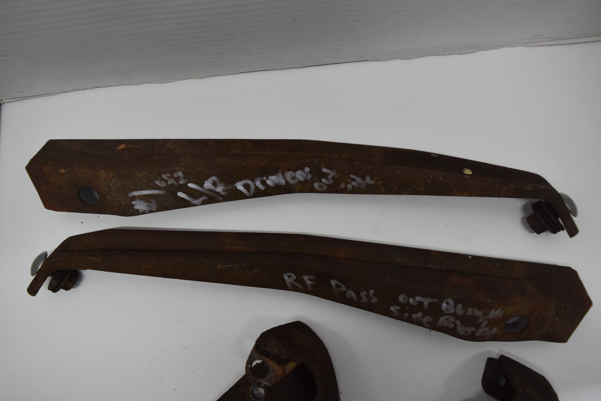 1956 CHEVY CHEVROLET BEL AIR REAR BUMPER BRACKETS MOUNT 56 NOMAD ...