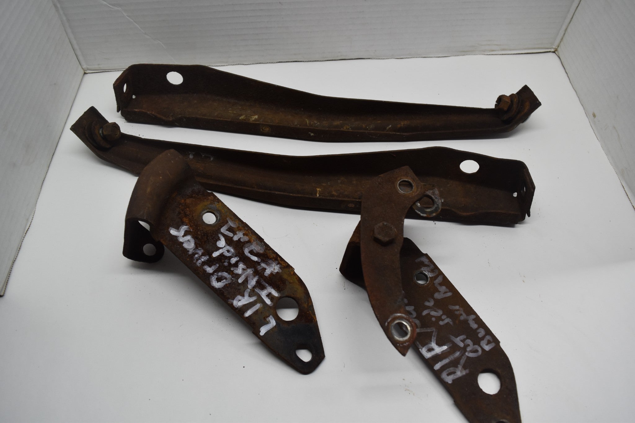 1956 CHEVY CHEVROLET BEL AIR REAR BUMPER BRACKETS MOUNT 56 NOMAD ...