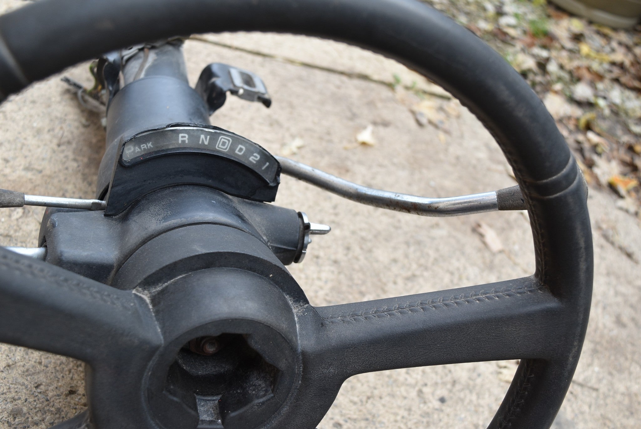 1984 1991 Chevy GMC Van Tilt Steering Column W Steering Wheel No Key C ...