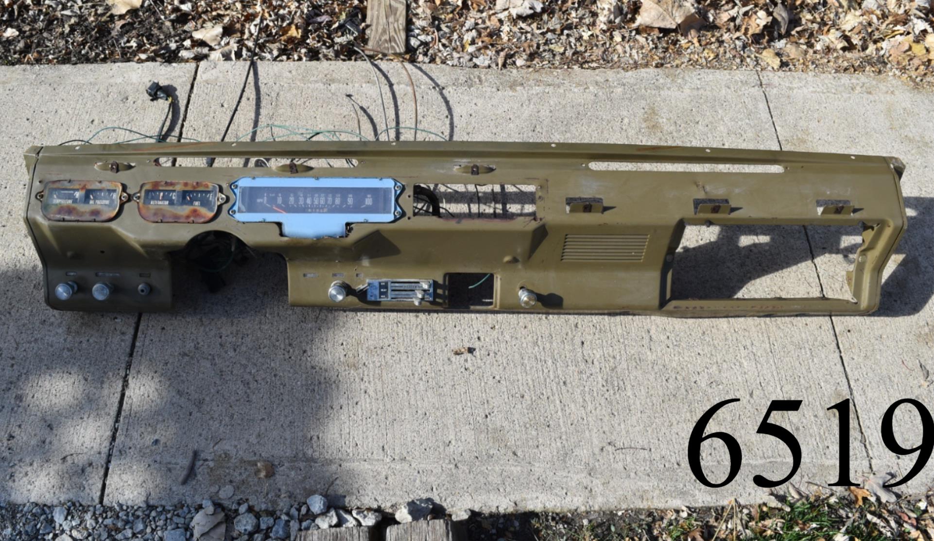 1972 1980 International Scout II Dash Gauge Harness Complete Metal 72 ...