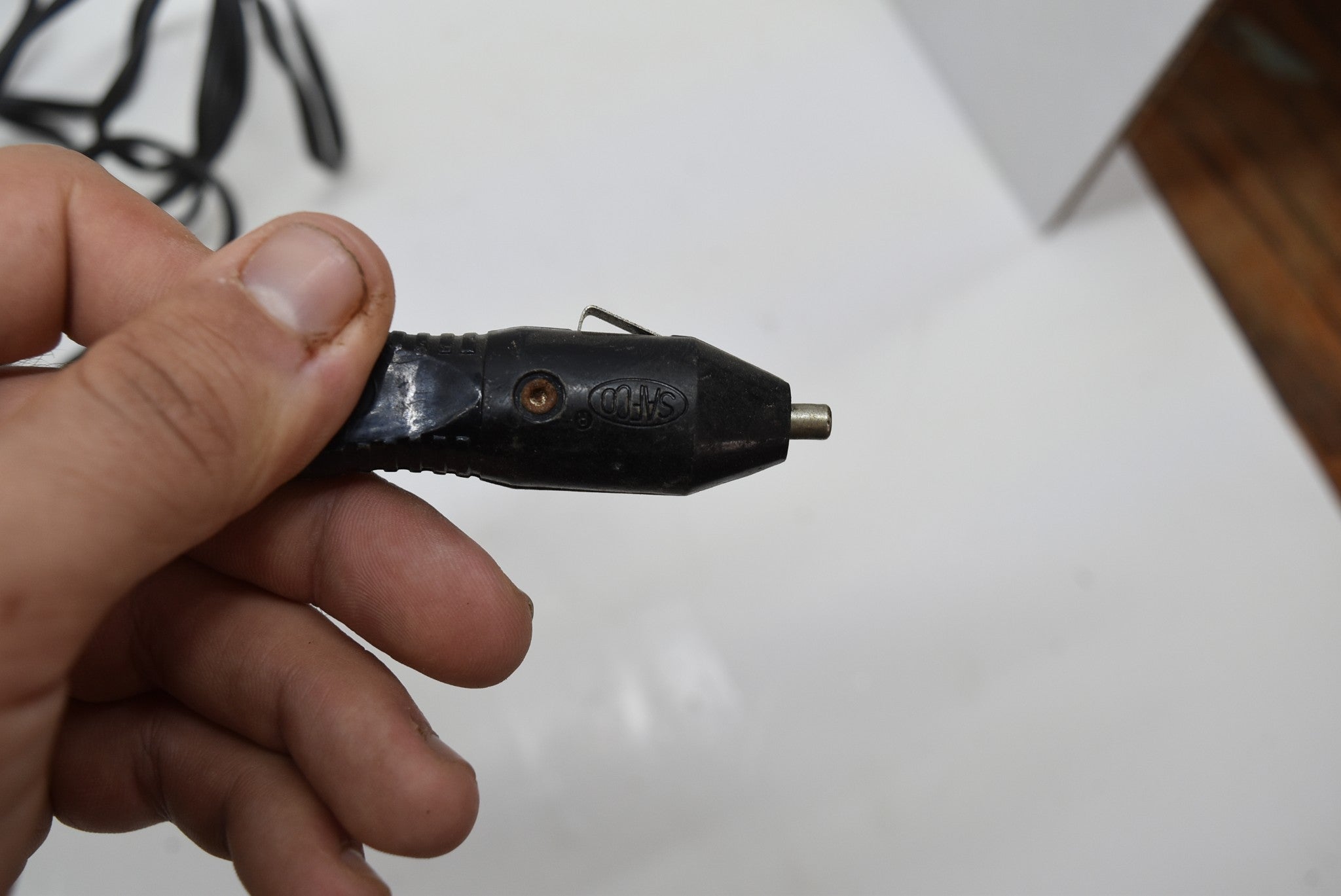 Safco Spot Light 12v Working Car Rat Rod Spotlight Vintage Lighting Ha ...