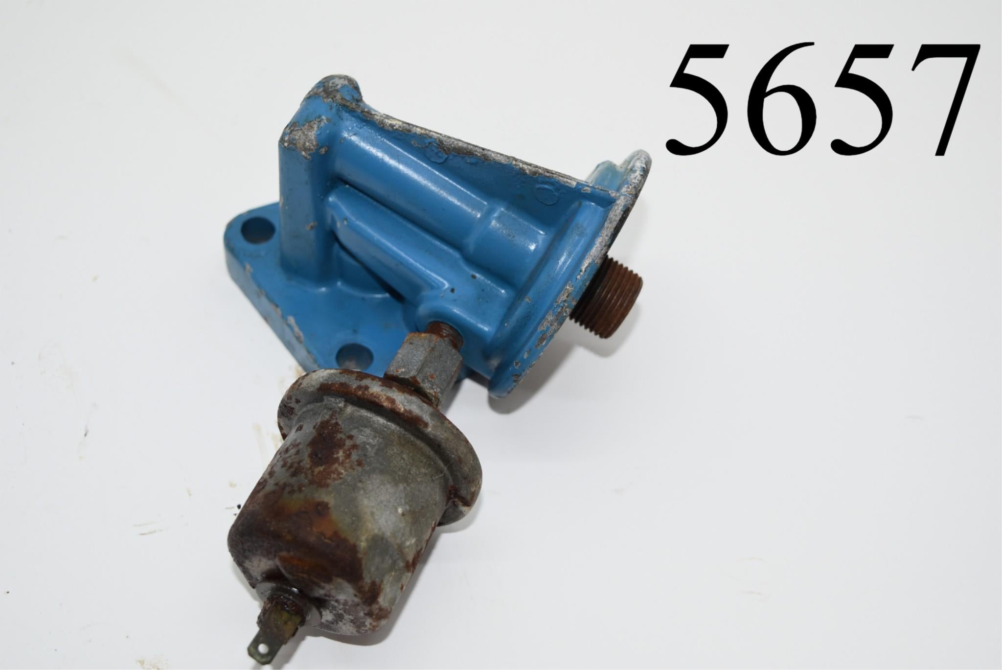1965-79 PONTIAC OIL FILTER HOUSING ADAPTER RAM AIR H.O. ANGLED firebir ...