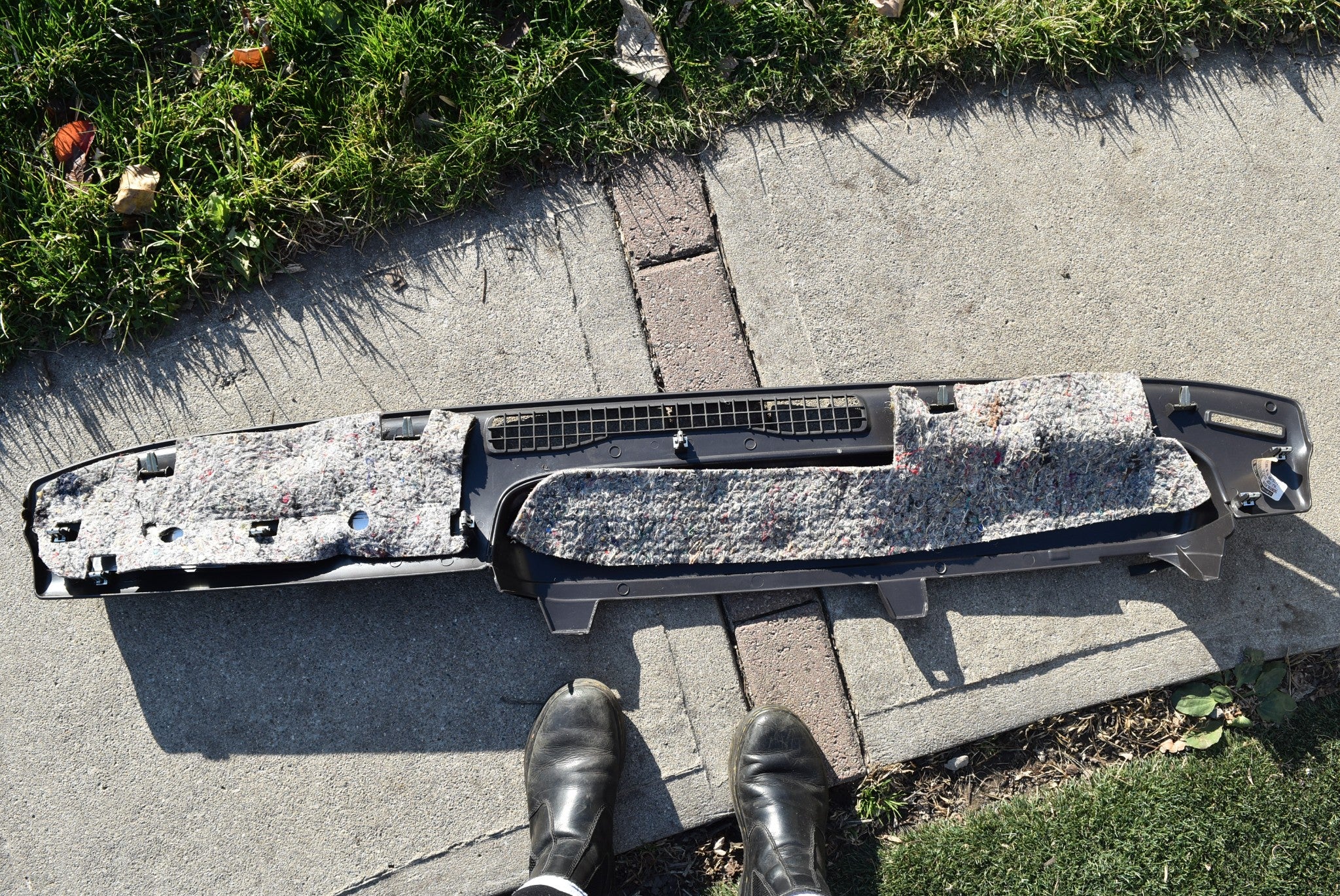 1997 2001 Jeep Cherokee Upper Dash Panel Topper Pad Cover Gray Agate 9 ...