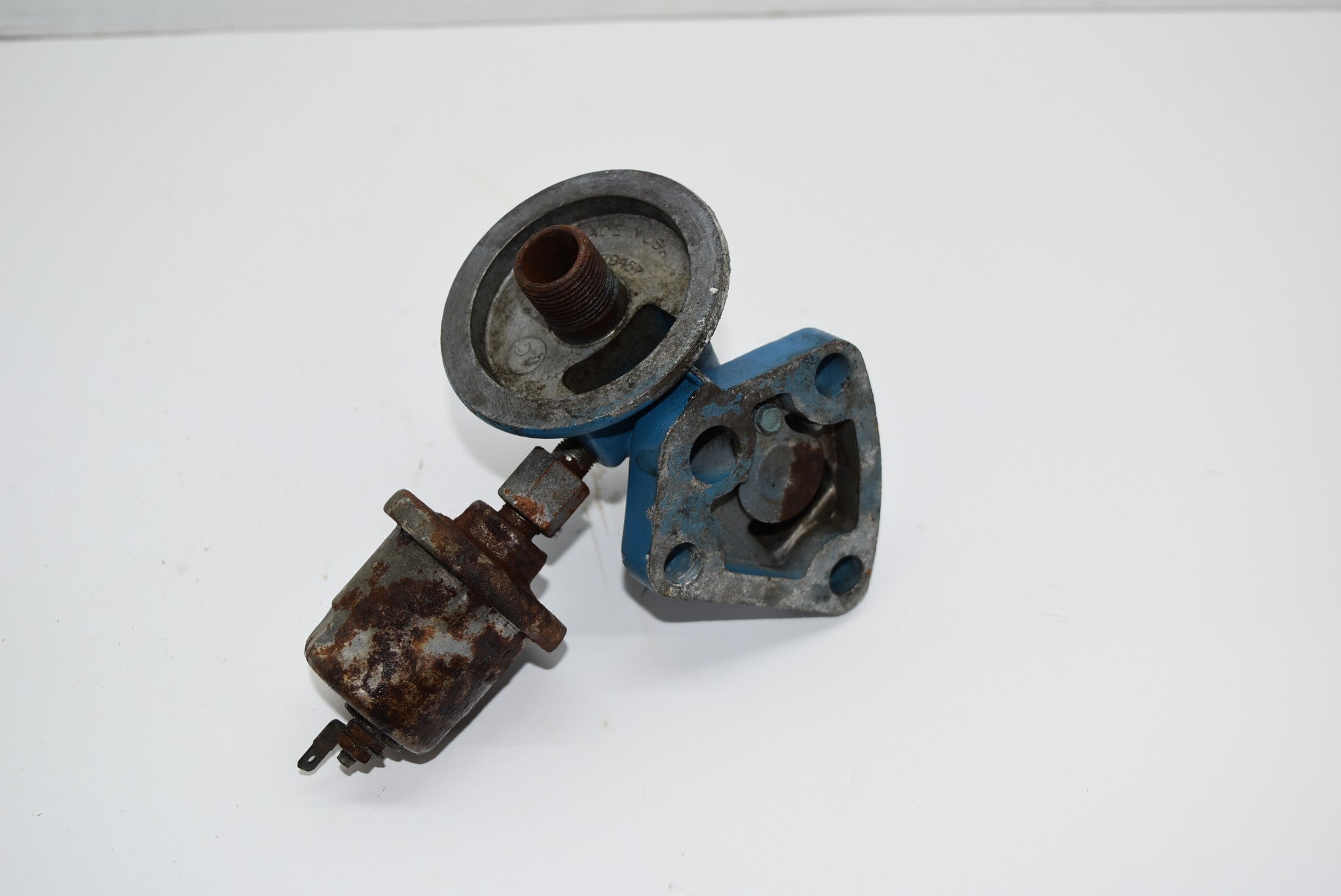 1965-79 PONTIAC OIL FILTER HOUSING ADAPTER RAM AIR H.O. ANGLED firebir ...