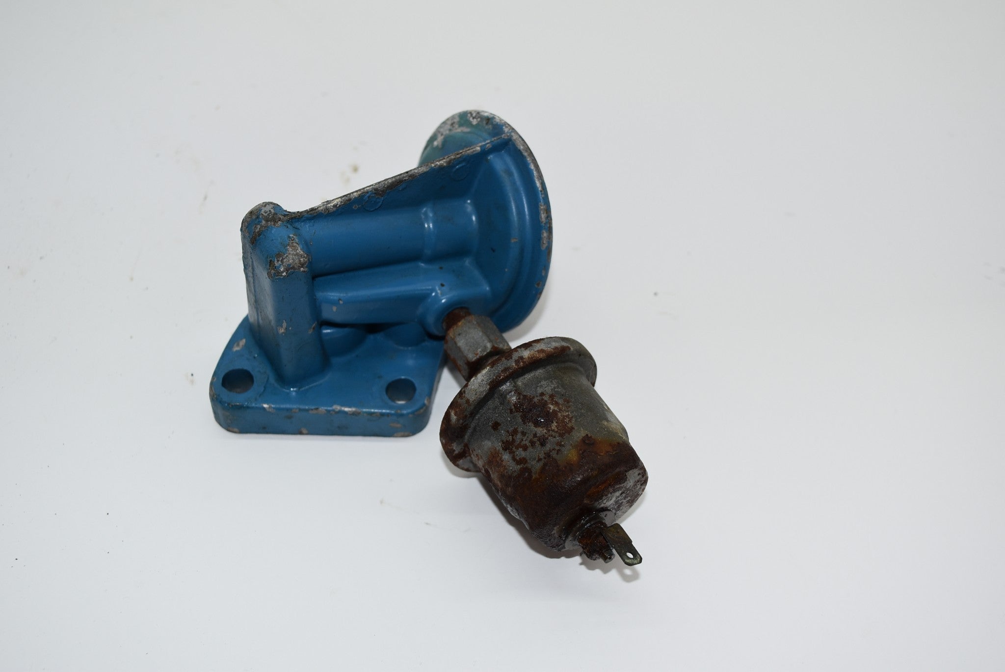 1965-79 PONTIAC OIL FILTER HOUSING ADAPTER RAM AIR H.O. ANGLED firebir ...