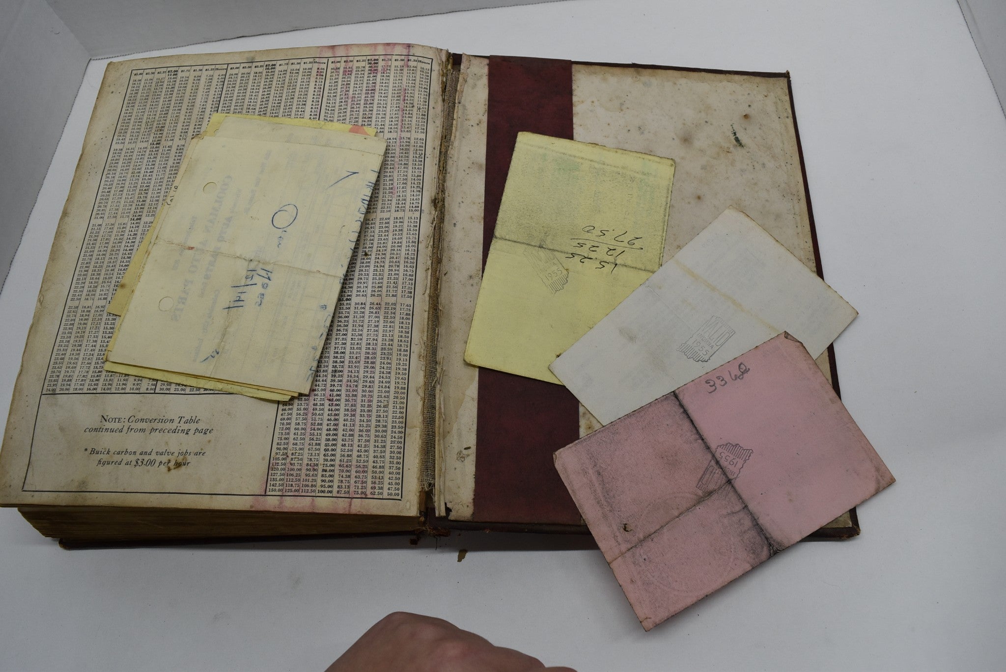 1937 Motors Factory Flat Rate Manual Parts List Labor Cost Guide Book ...