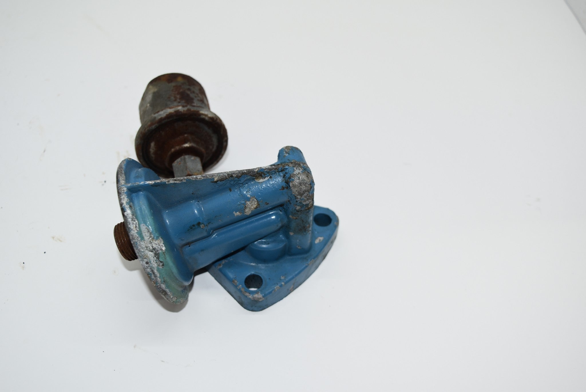1965-79 PONTIAC OIL FILTER HOUSING ADAPTER RAM AIR H.O. ANGLED firebir ...