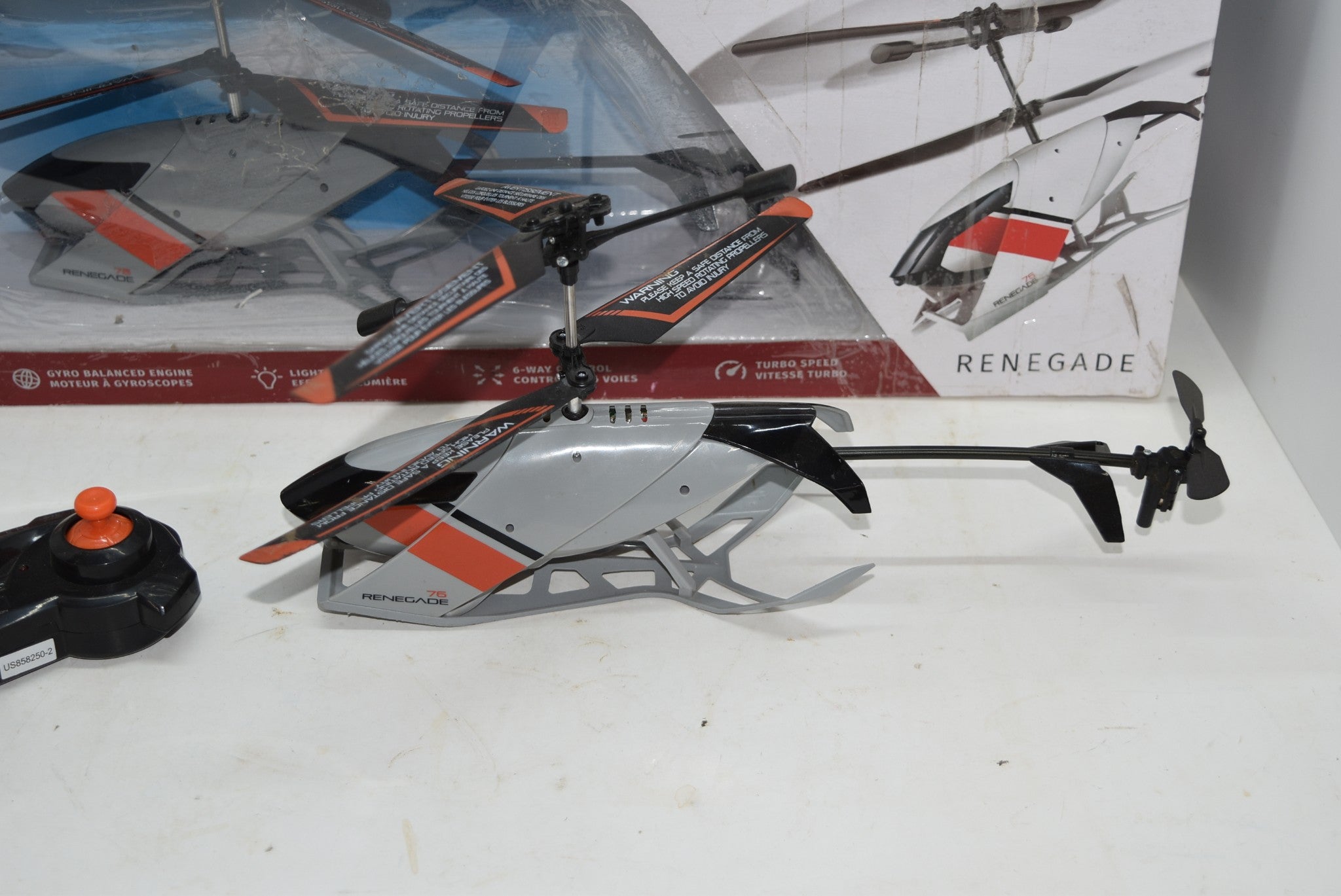 Lot of 3 Sky Rover Renegade Helicopter Drone Remote Control Toys New O ...