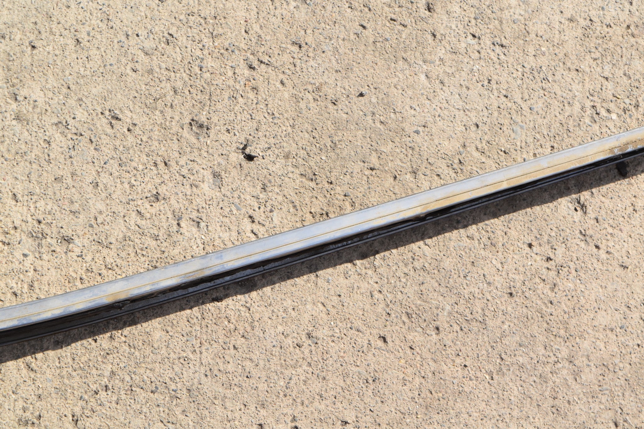 1964 Ford Galaxie 500 Fastback Right Passenger Drip Rail Trim Roof Mou ...