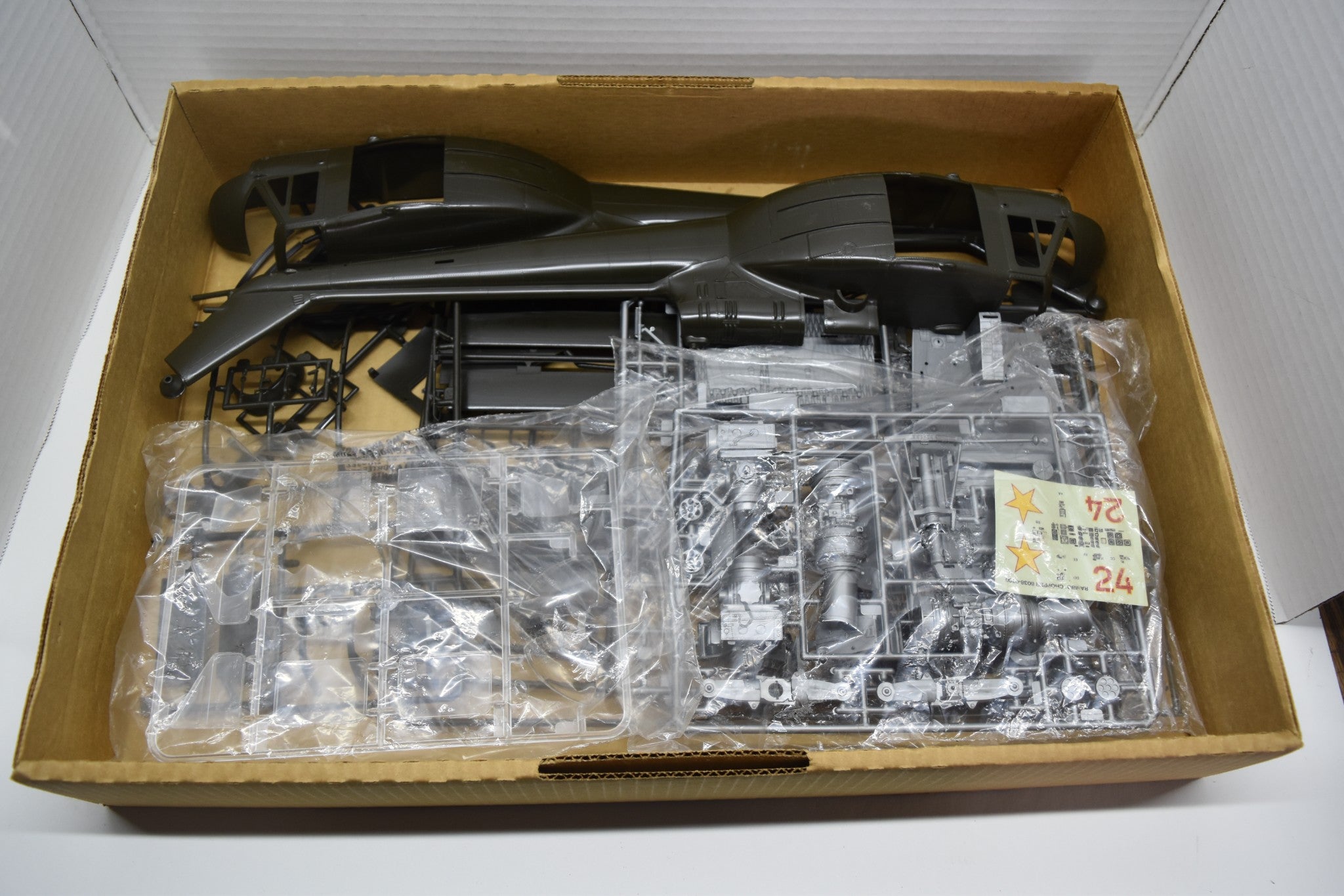 1985 Monogram Rambo Combat Chopper Superscale Open Box NOT ASSEMBLED T ...