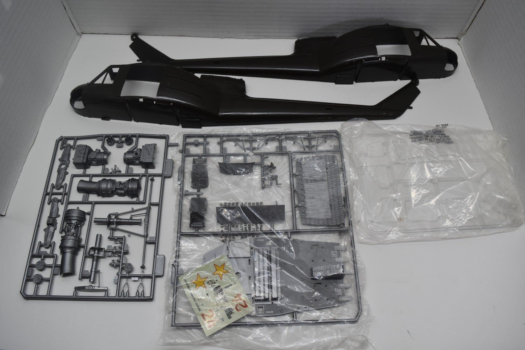 1985 Monogram Rambo Combat Chopper Superscale Open Box NOT ASSEMBLED T ...