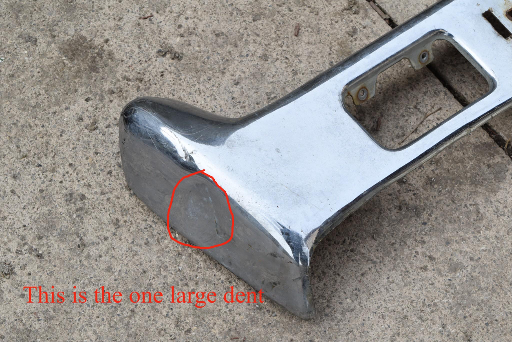 1972 72 Ford Gran Torino Sport GTS Front Bumper Ranchero Straight OEM ...