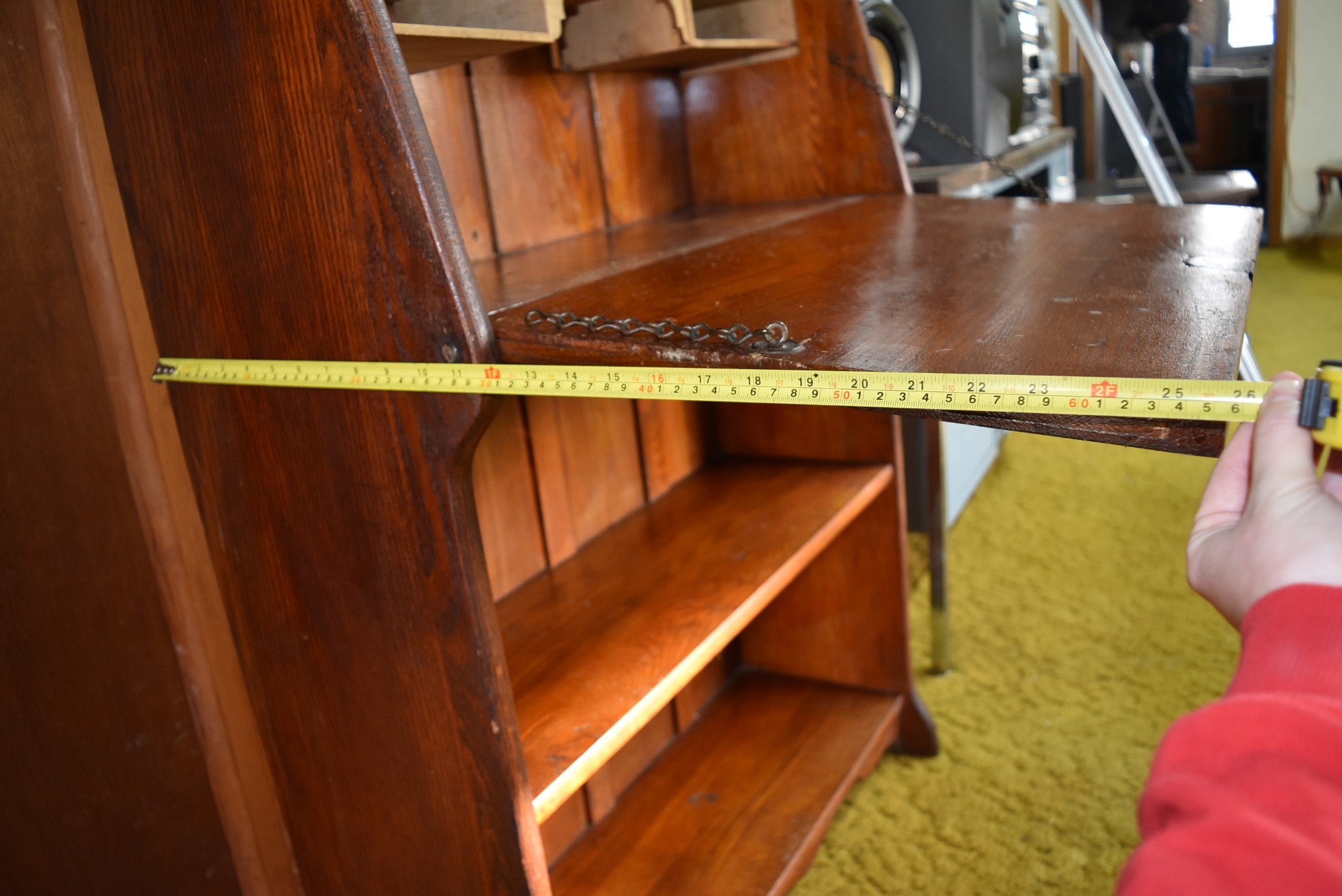 Antique Spencer Barnes & Stuart Secretaries Desk Furniture She Shed Sh ...