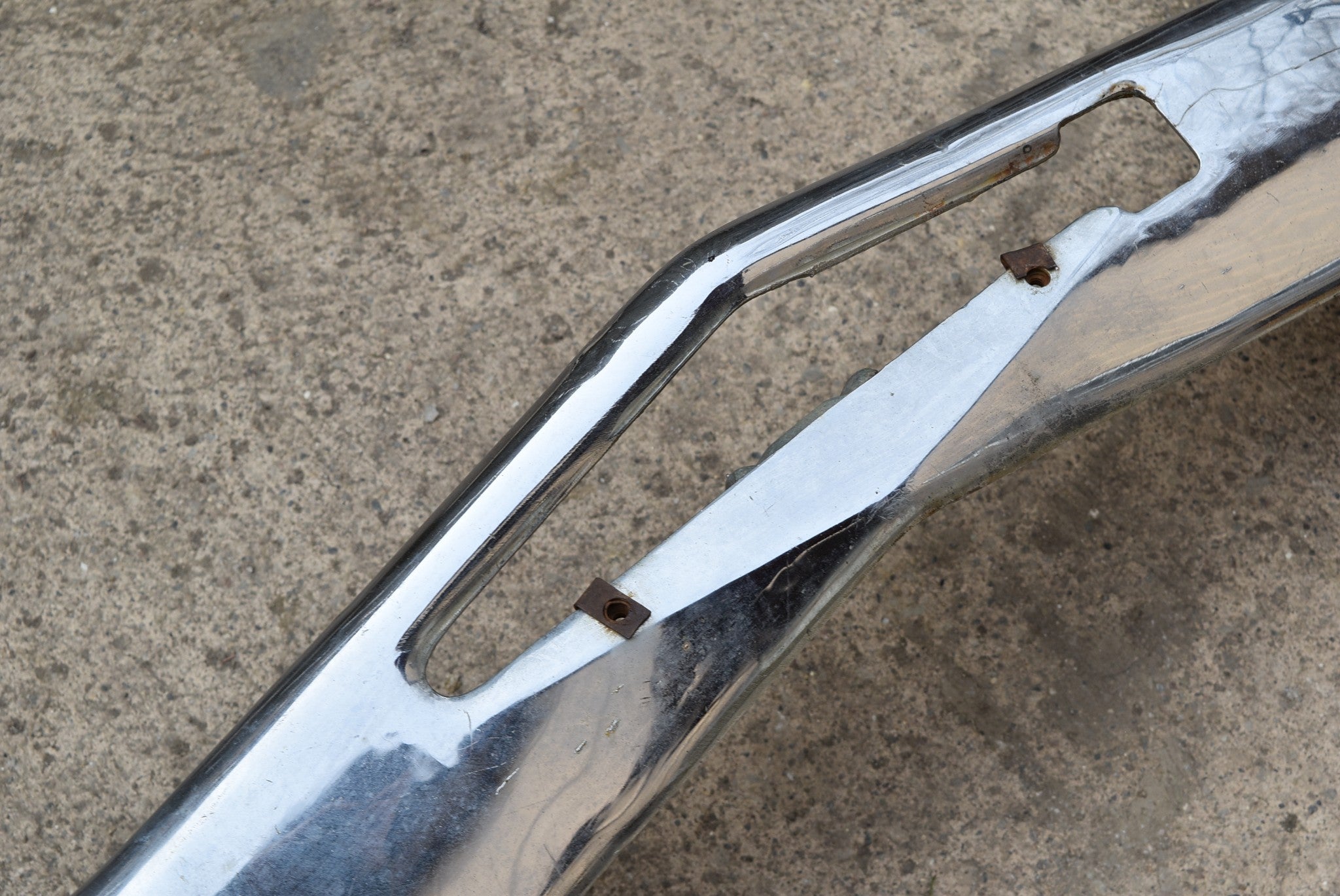 1972 72 Ford Gran Torino Sport GTS Front Bumper Ranchero Straight OEM ...