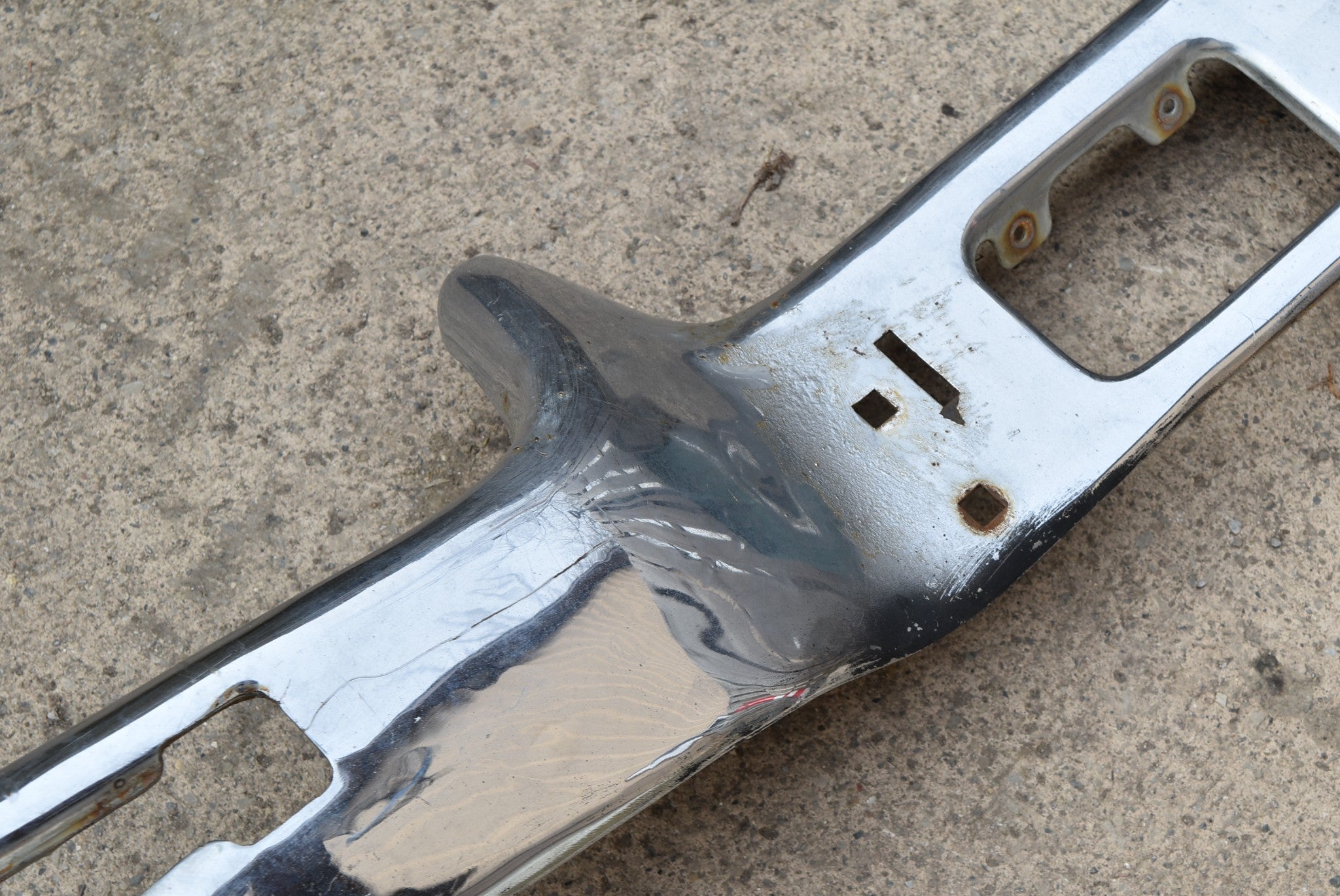 1972 72 Ford Gran Torino Sport GTS Front Bumper Ranchero Straight OEM ...