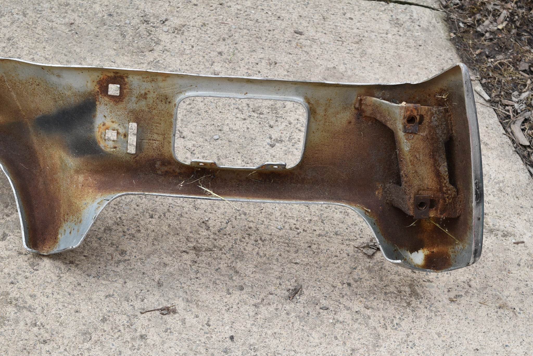 1972 72 Ford Gran Torino Sport GTS Front Bumper Ranchero Straight OEM ...