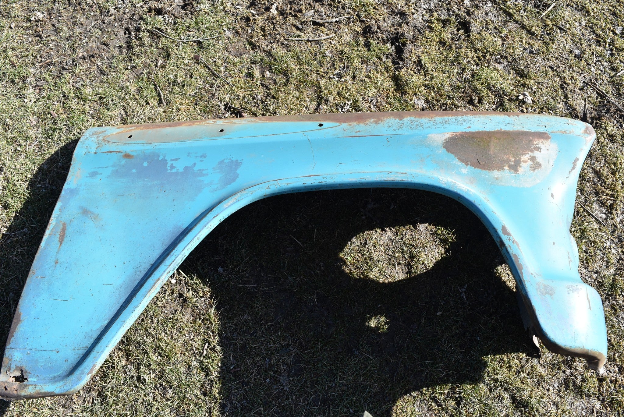 Original 1955-1957 Chevy Truck Fender OEM RH Passenger 55 56 57 1956 C ...
