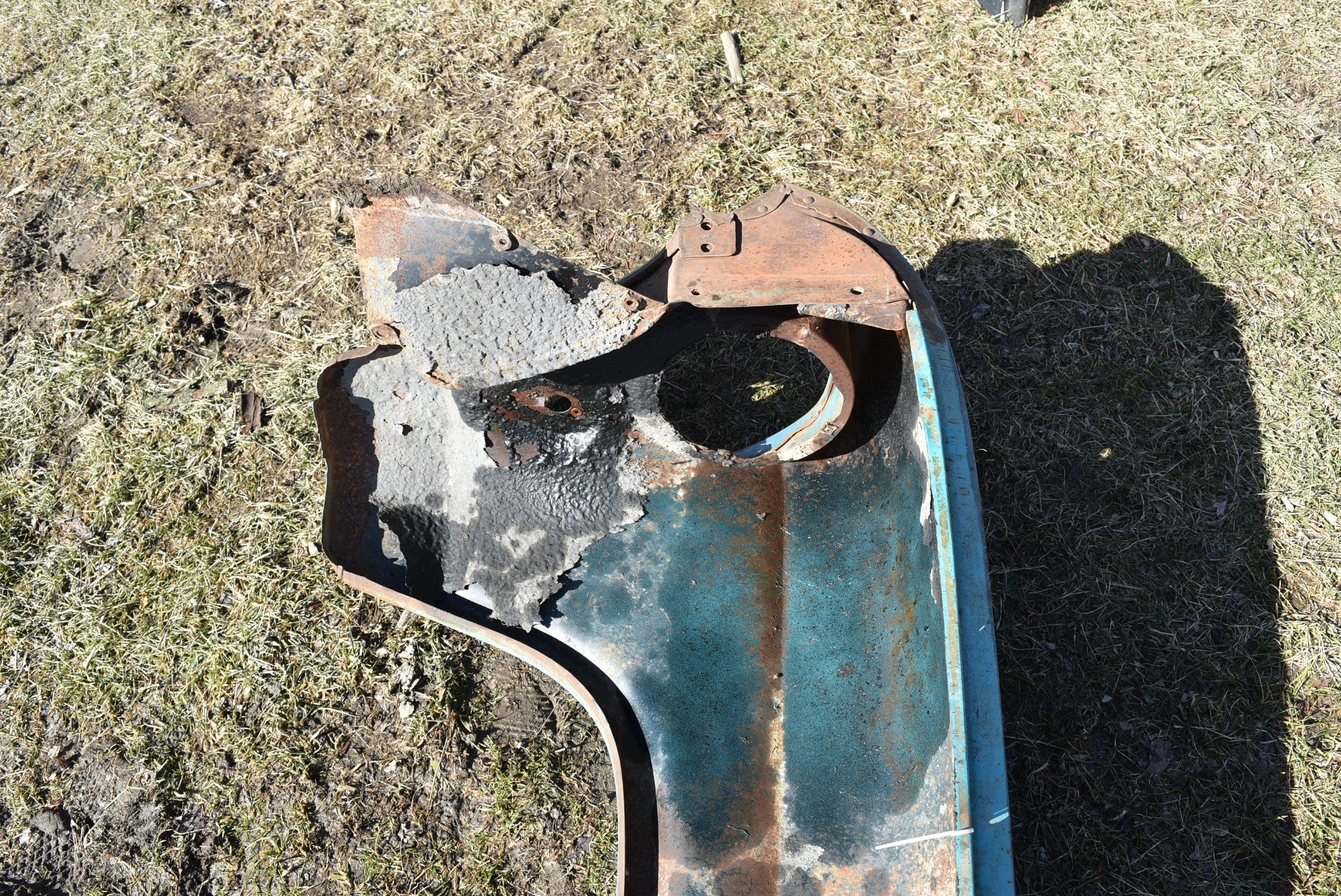 Original 1955-1957 Chevy Truck Fender OEM RH Passenger 55 56 57 1956 C ...