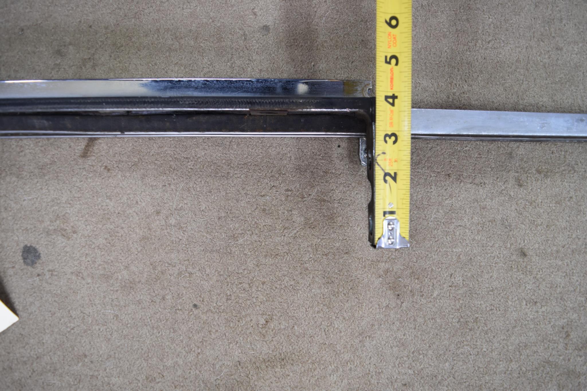 1958 CADILLAC LIMO FLEETWOOD SERIES 75 RIGHT WINDOW RAIL FRONT PASSENG ...