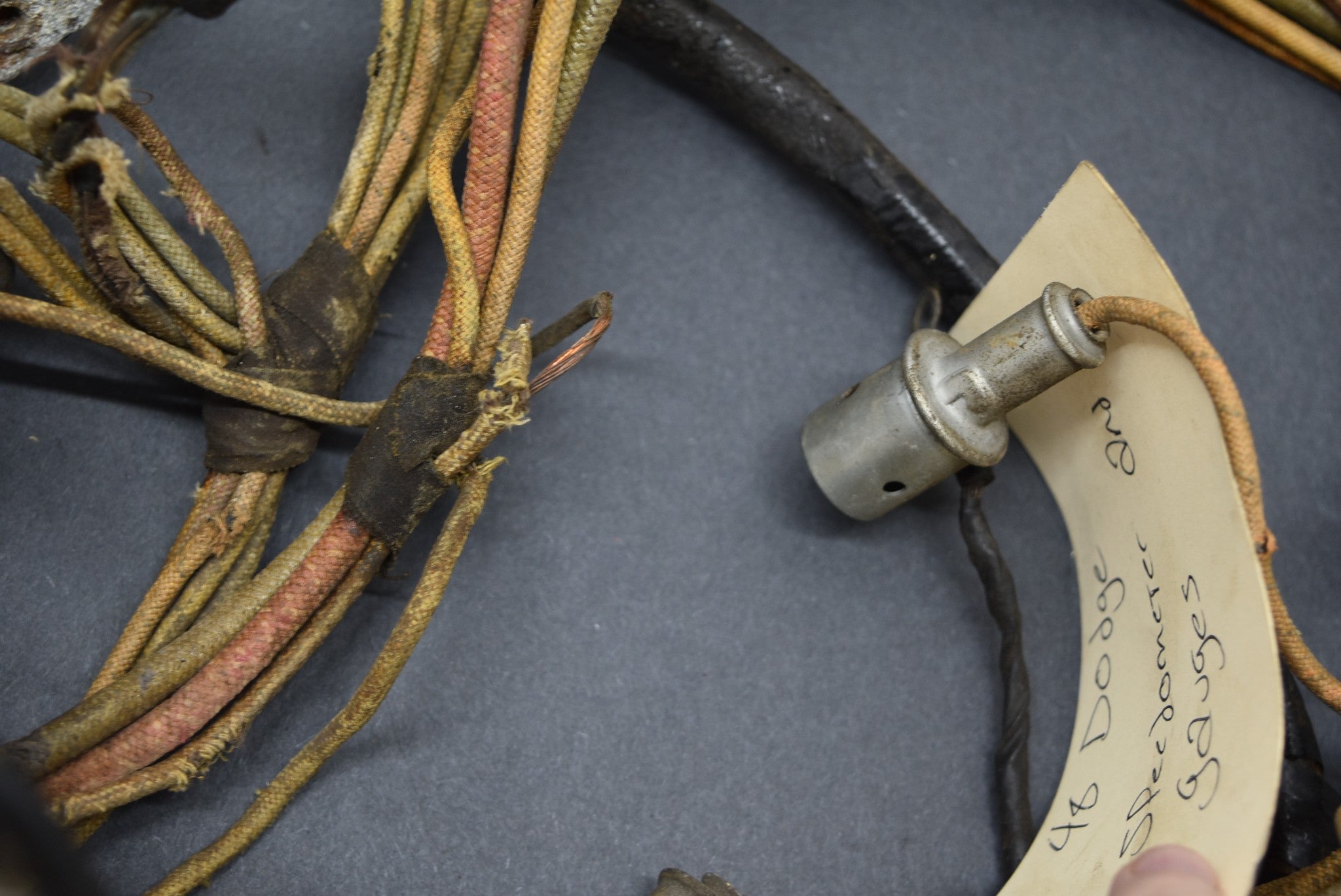 1948 Dodge D24 Custom Deluxe In Dash Wiring Harness Instrument Cluster ...