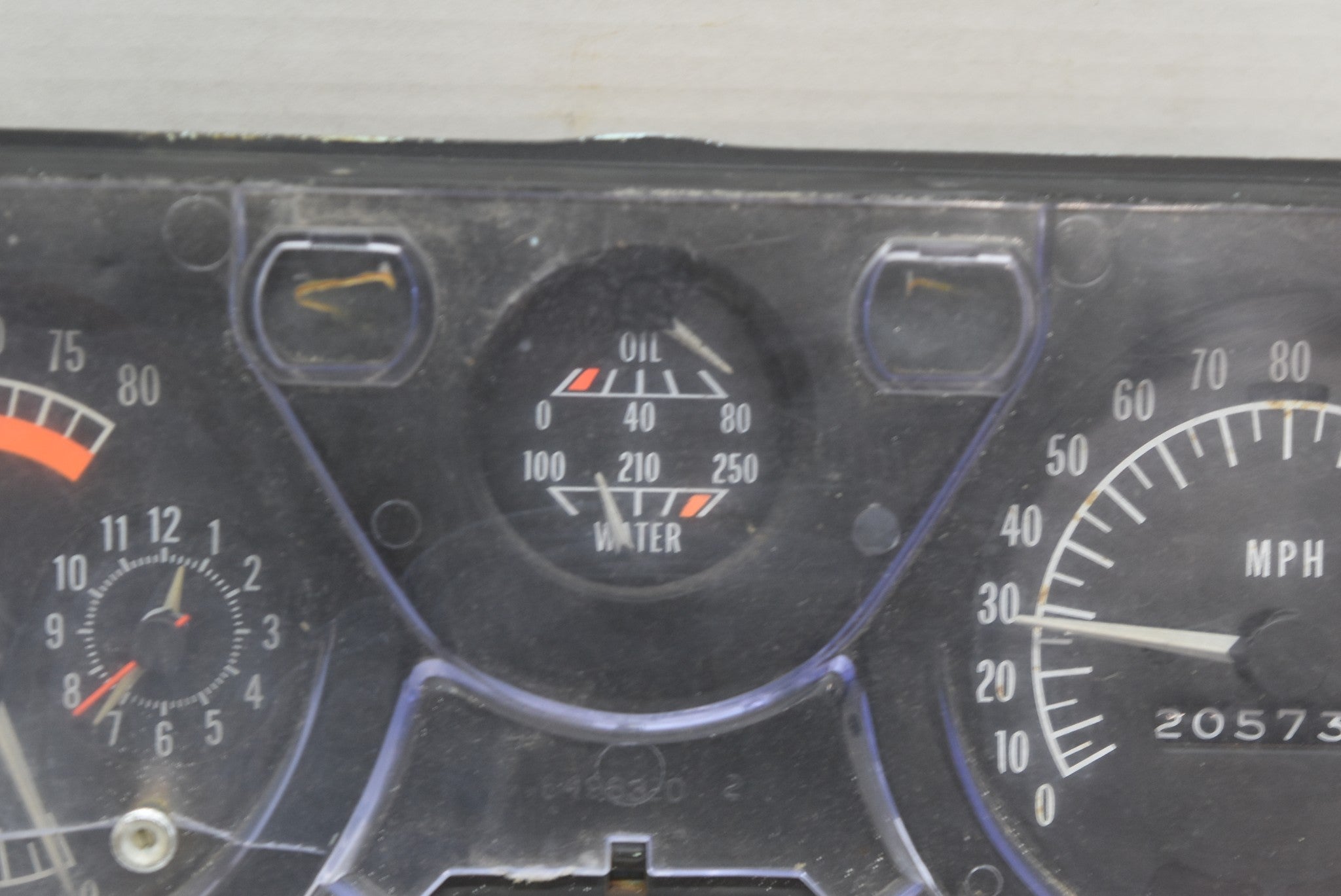 1970 73 Pontiac Firebird Trans Am Dash Gauge Cluster 100 MPH SPEEDO 8K ...
