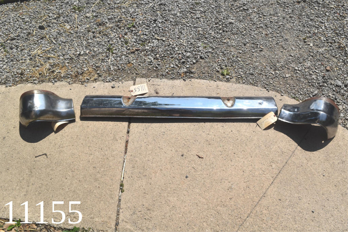 1956 CHEVY CHEVROLET REAR CENTER ENDS BUMPER BEL AIR SEDAN 150 210 56 ...