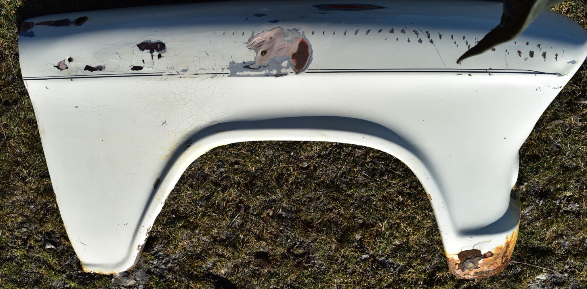 Original 1955-1957 Chevy Truck Fender OEM RH Passenger Chevrolet ...