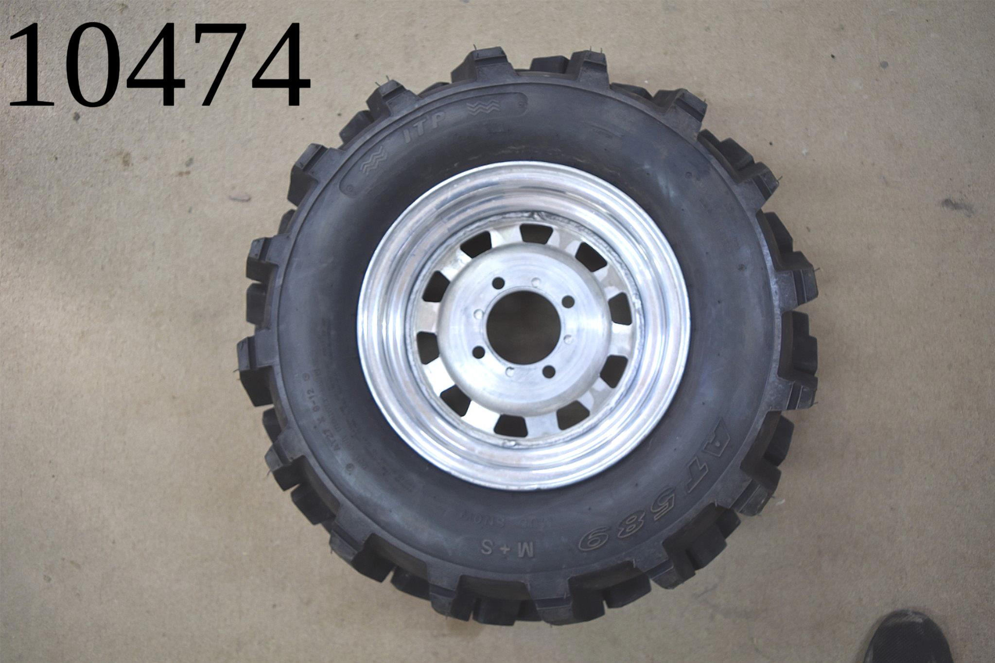AT589 MUD AND SNOW ITP AT27 X 9-12 TIRE RIM TUBELESS 413TO– FatMan's ...