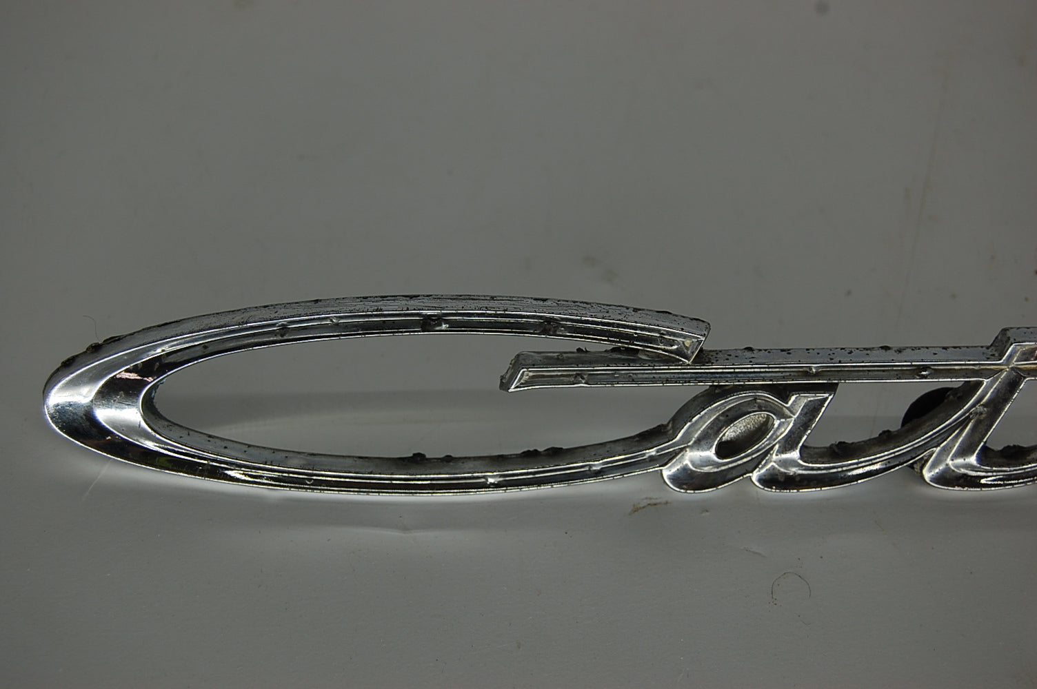 1963 Pontiac Catalina Script Emblem Original Chrome Metal GM– FatMan's ...