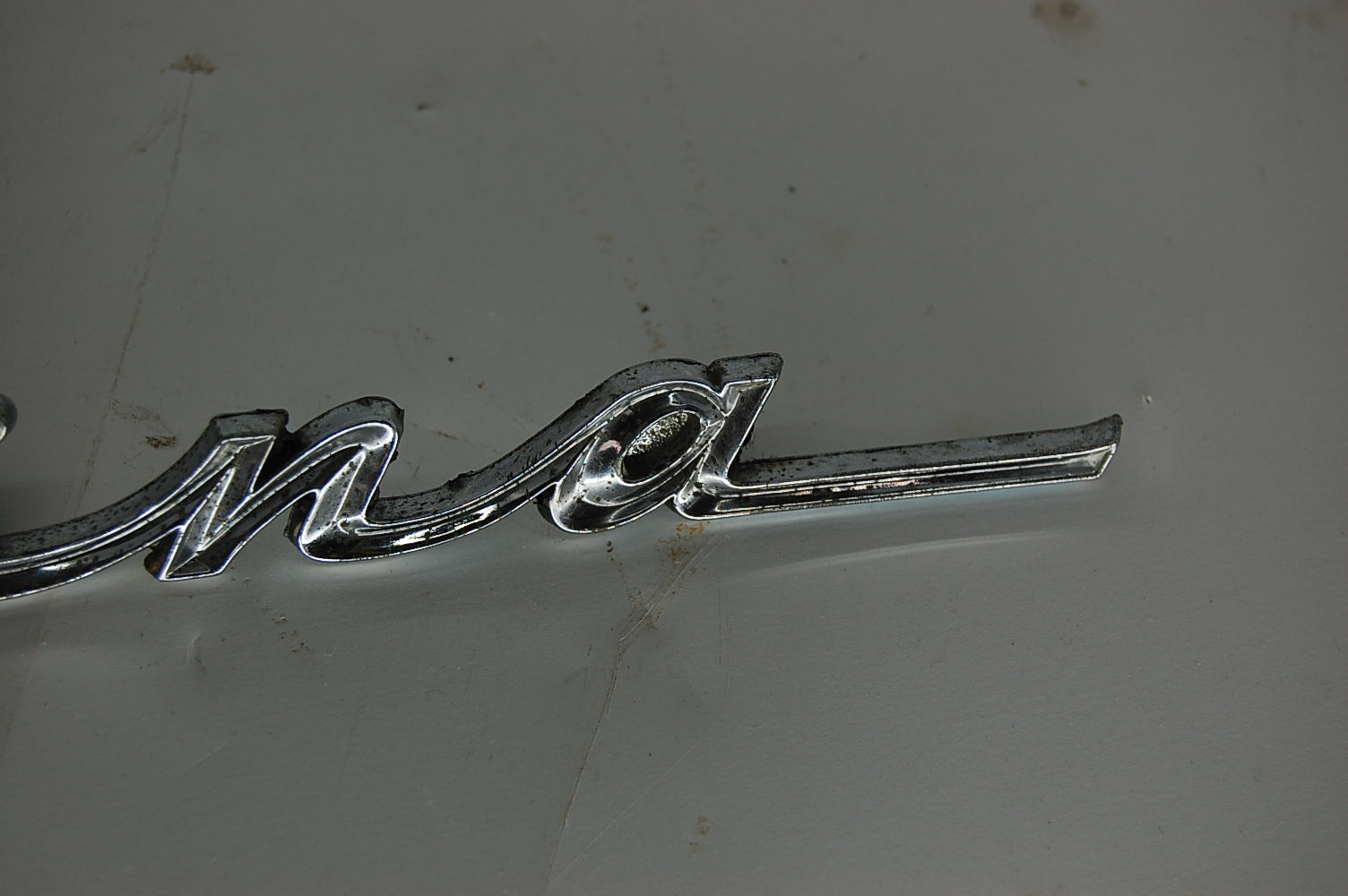 1963 Pontiac Catalina Script Emblem Original Chrome Metal GM– FatMan's ...