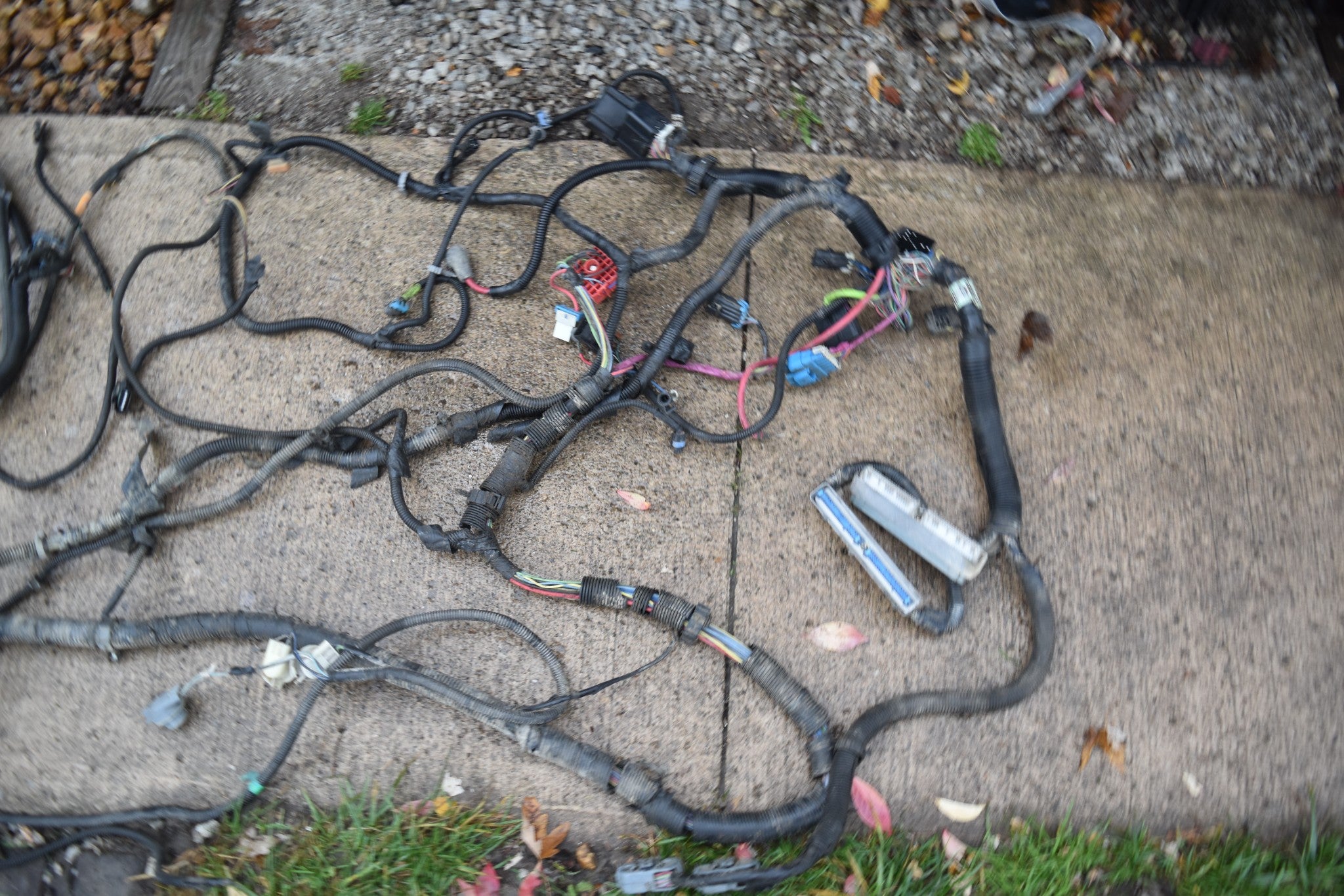 2002 CHEVROLET SILVERADO DURAMAX ENGINE BAY WIRING HARNESS COMPLETE 02 ...