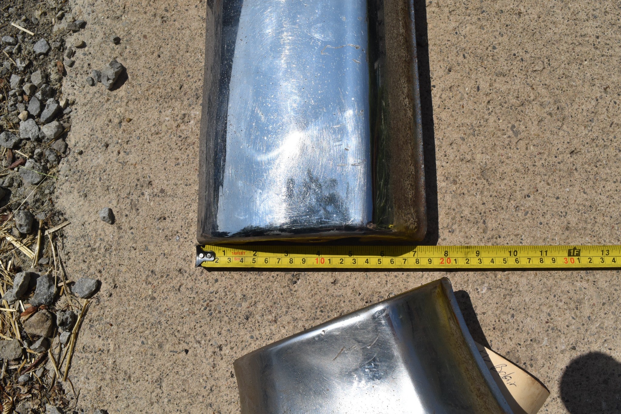 1956 CHEVY CHEVROLET REAR CENTER ENDS BUMPER BEL AIR SEDAN 150 210 56 ...